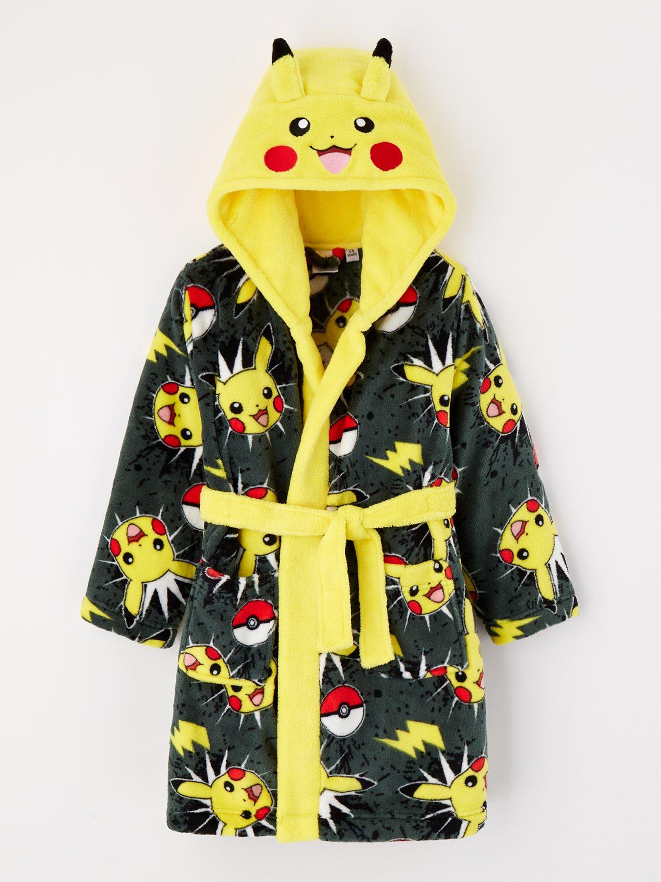 Pokemon Hood Detail Dressing Gown - Multi | littlewoods.com