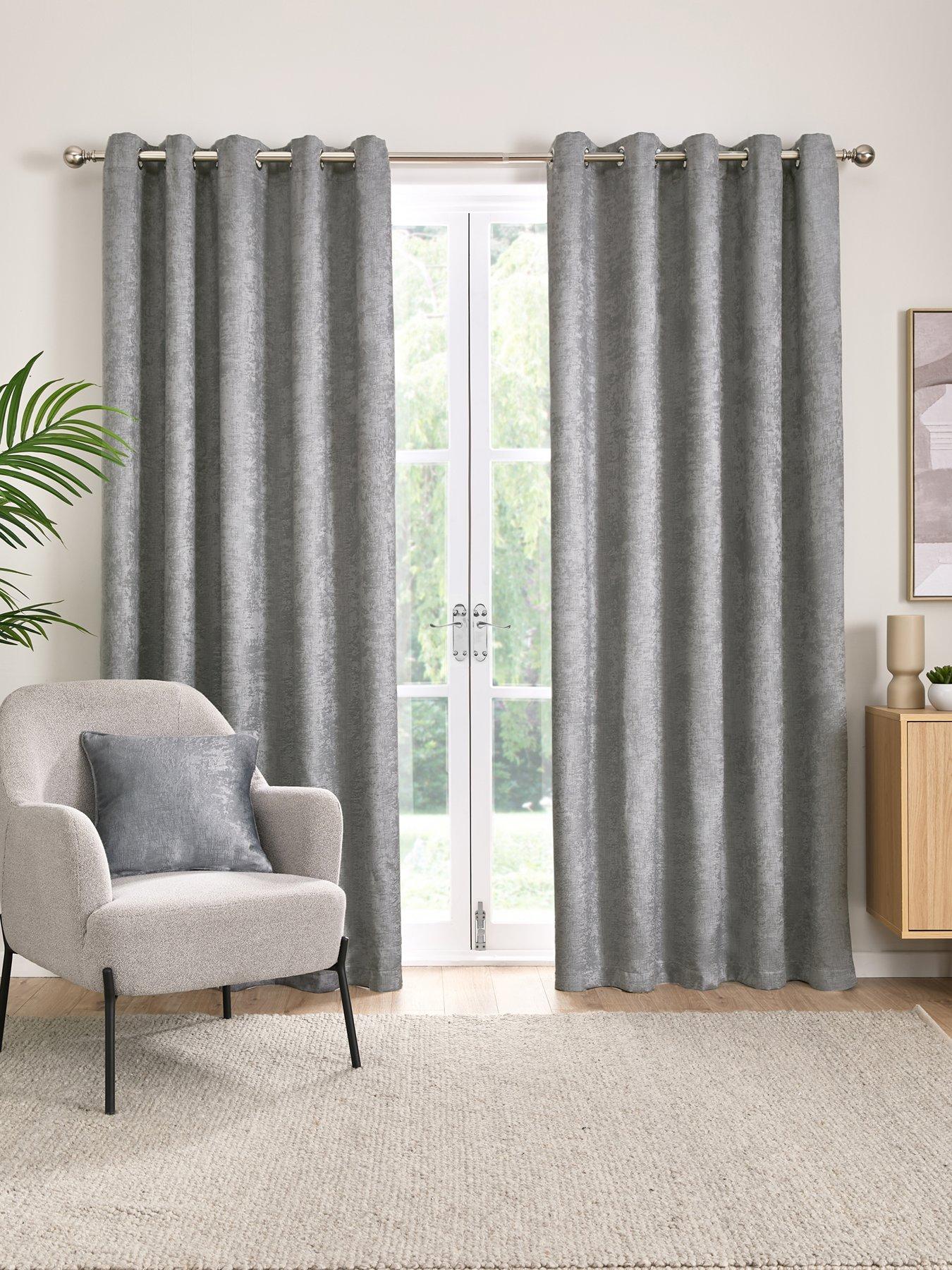 Curtains | Eyelet | Grey | Curtains & Blinds | Home & Garden | Littlewoods