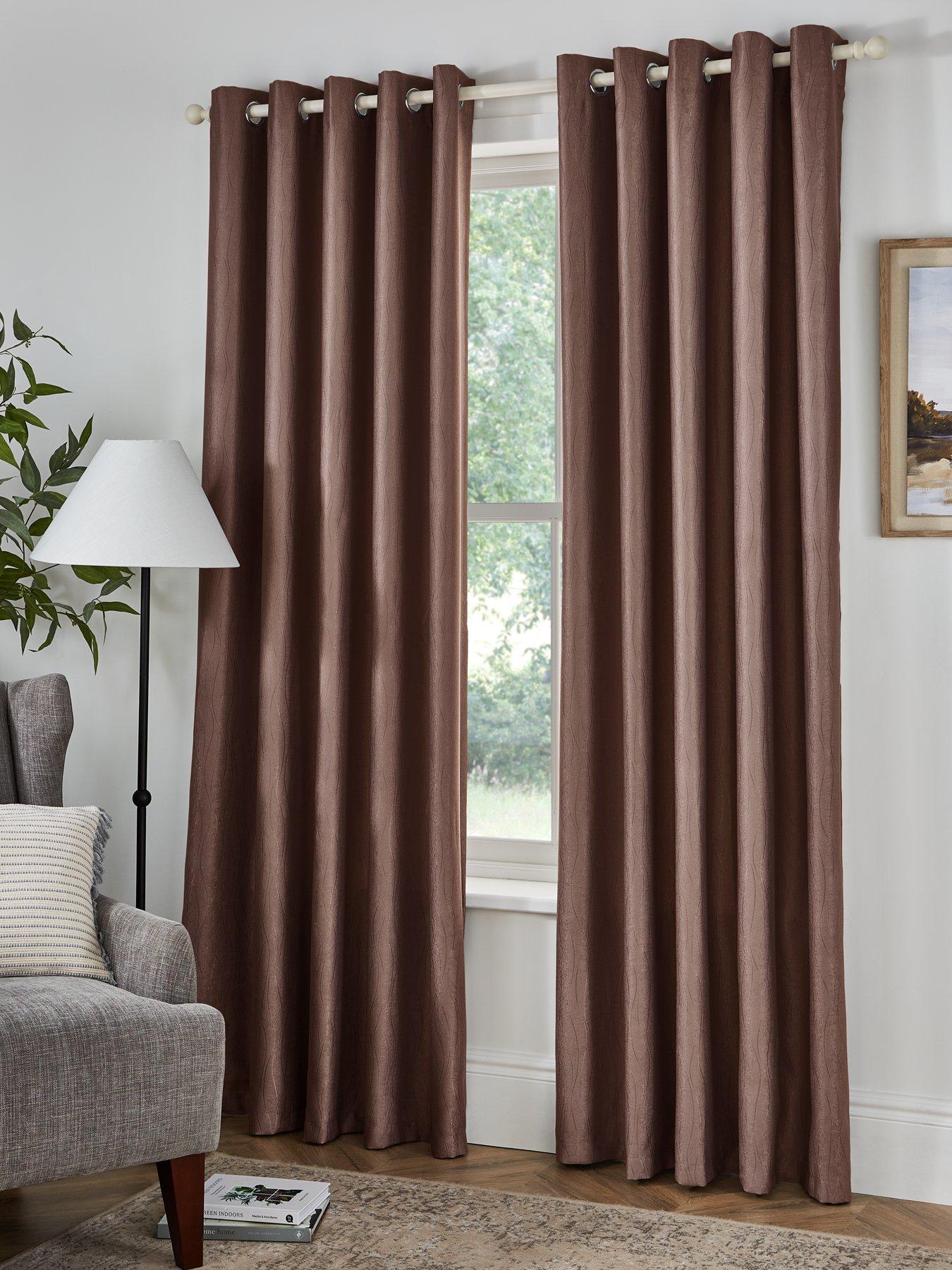 Very Home Epsom Thermal Dim Out Eyelet Curtains | Littlewoods