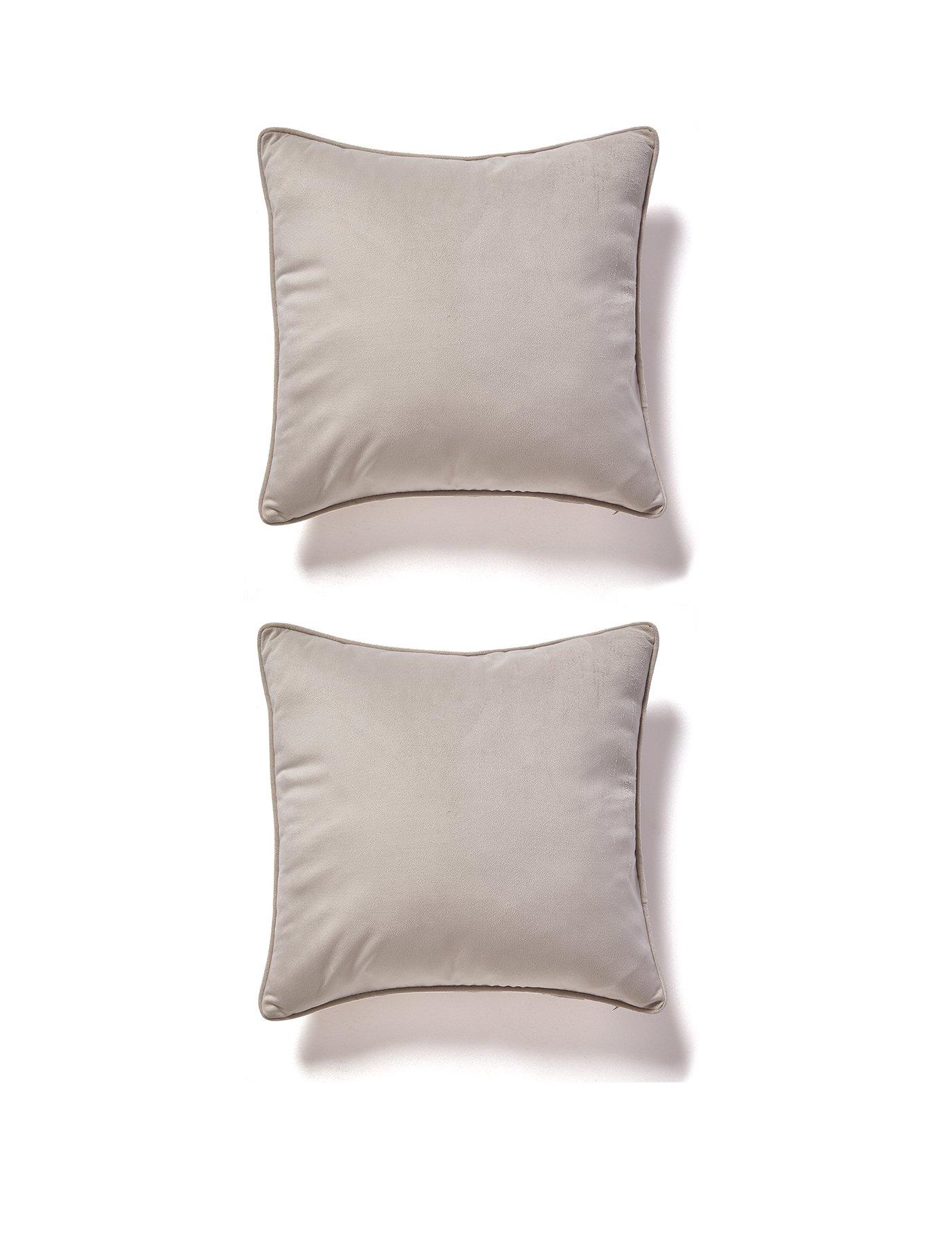 Very Home Cambridge Velvet Cushion Cover Pair - 56 x 56 cm | Littlewoods