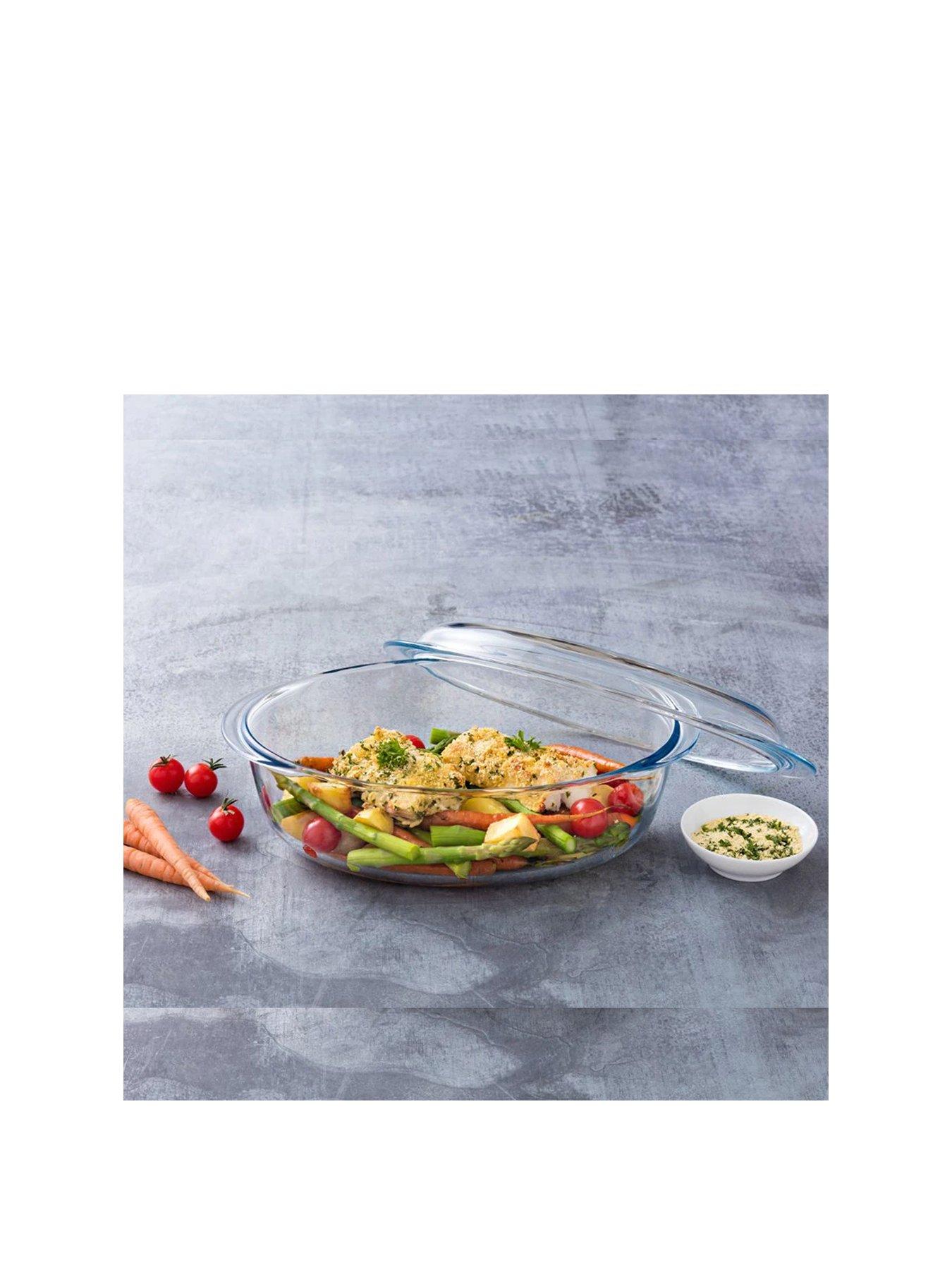 Pyrex Essentials Glass Oval Casserole Dish | Littlewoods