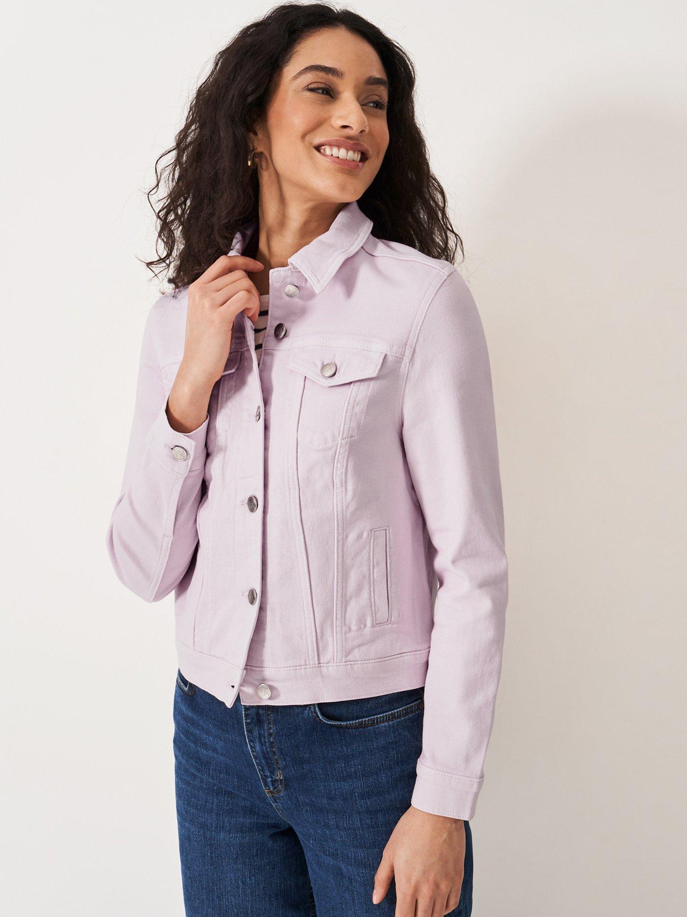 Crew Clothing Denim Western Jacket - Pink | littlewoods.com