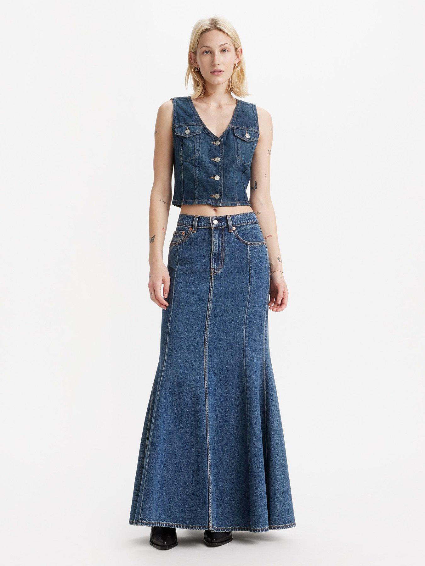 Levi's Mermaid Denim Maxi Skirt - Enchantment | Littlewoods