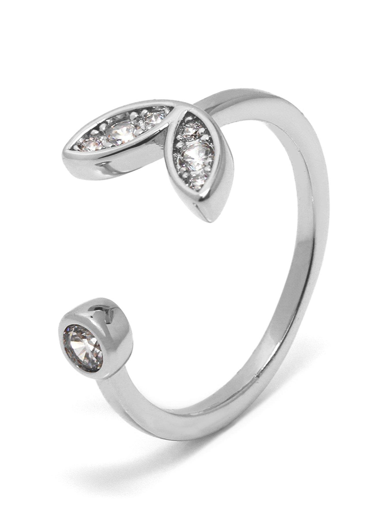 Say It With Winged Ring - Silver | littlewoods.com