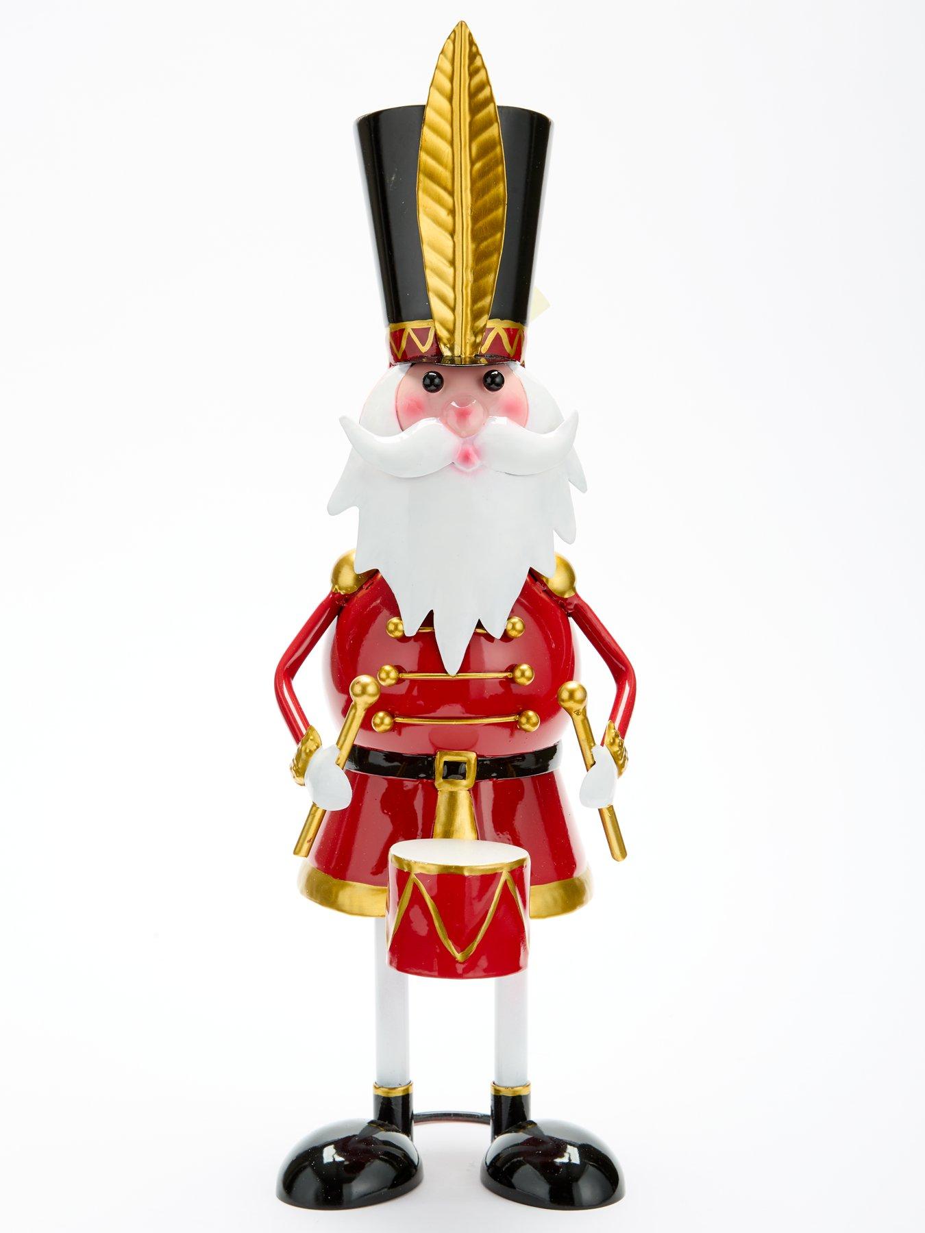 Three Kings Captain Santa Metal Outdoor Christmas Decoration | Littlewoods
