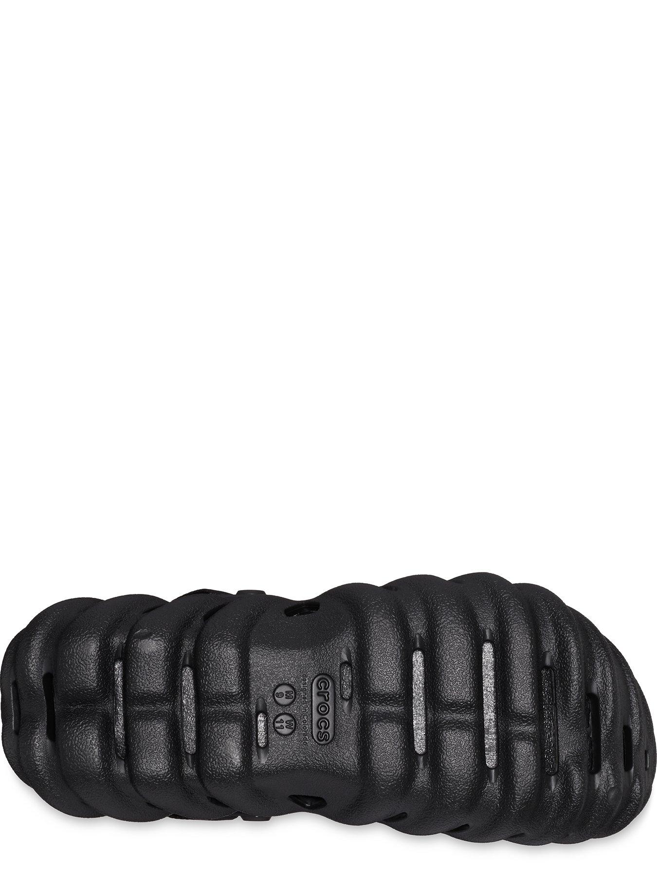 Crocs Echo Clog Sandals - Black | Littlewoods