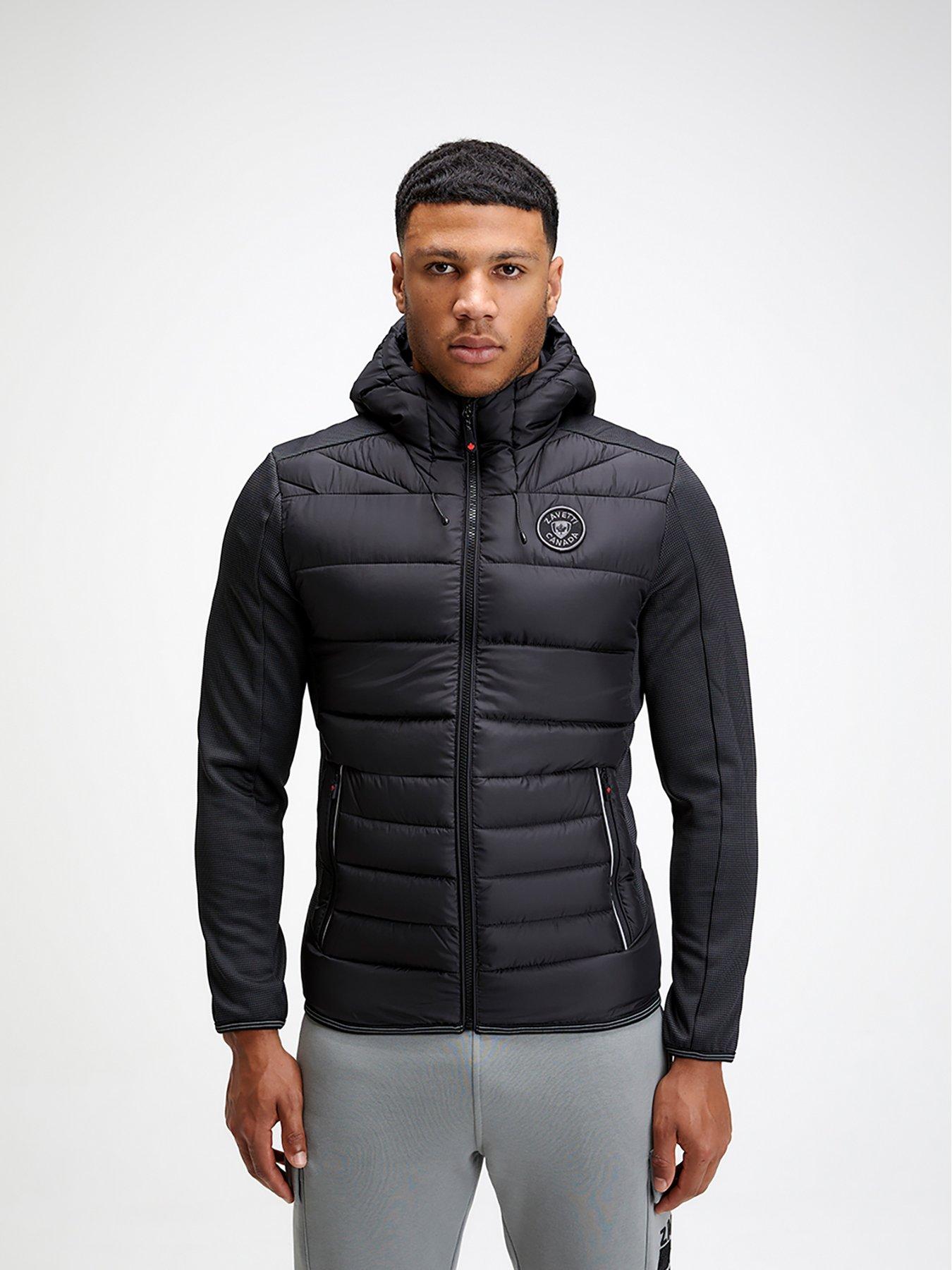 Zavetti Canada Calini Hybrid Padded Coat - Jet Black | littlewoods.com