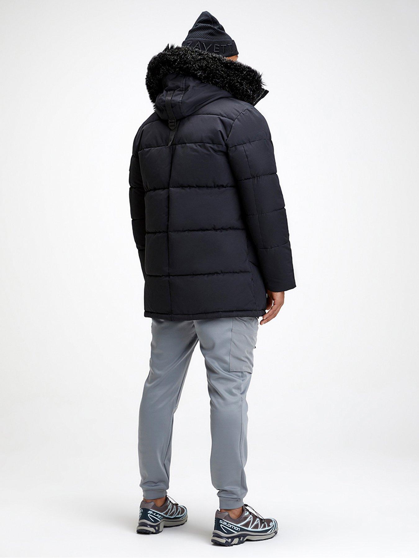Zavetti Canada Aylmer Long Parka Coat - Black | Littlewoods