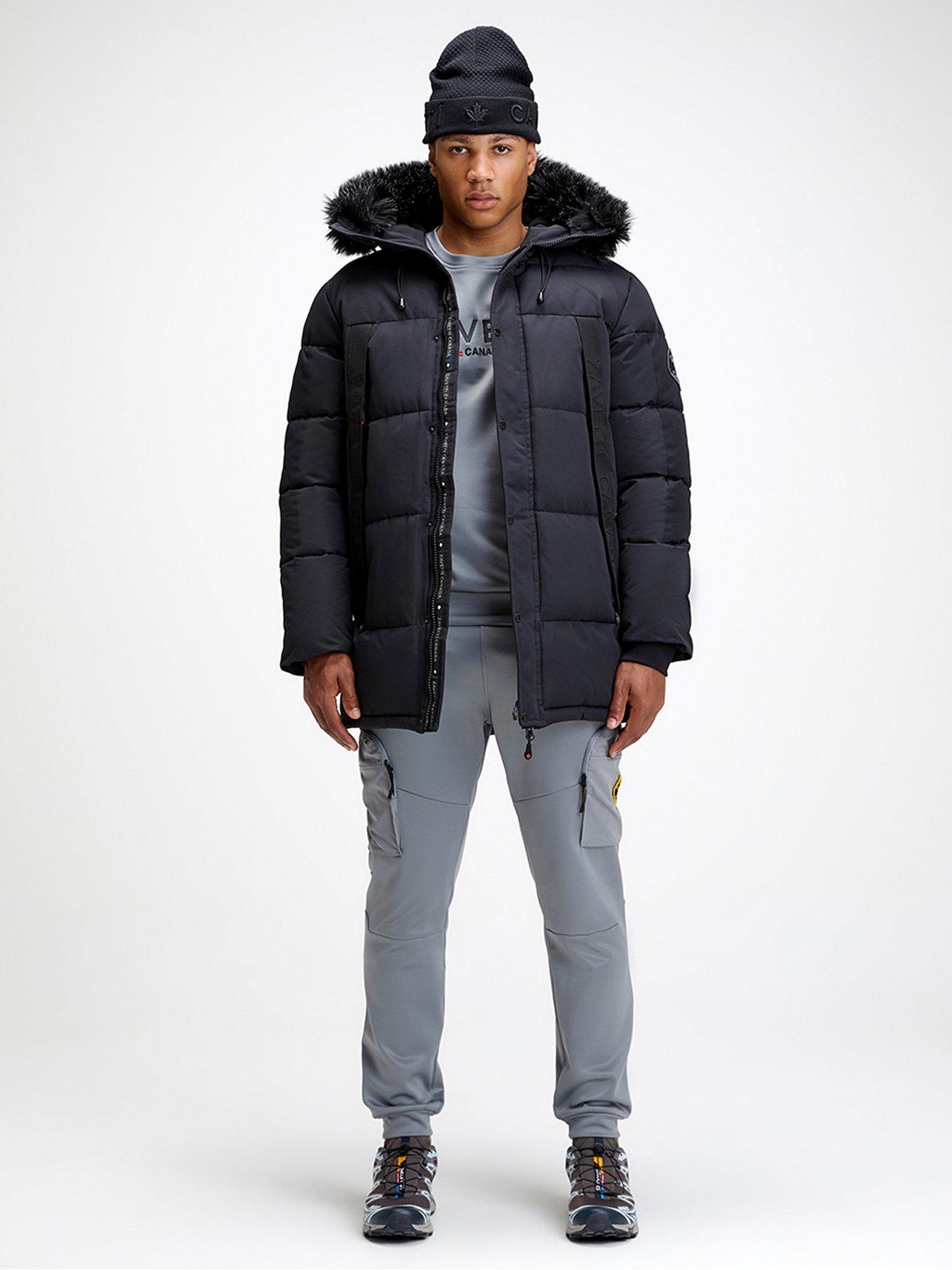 Zavetti Canada Aylmer Long Parka Coat - Black | Littlewoods