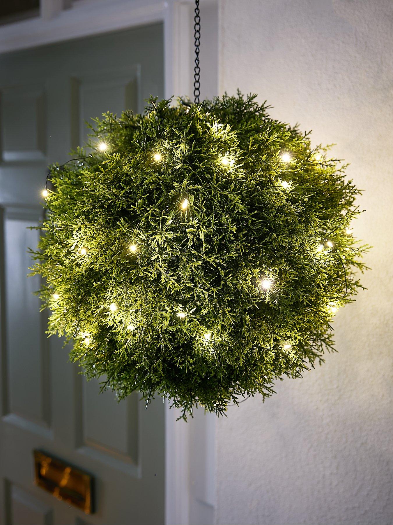 Very Home Pre Lit Conifer Hanging Ball | littlewoods.com