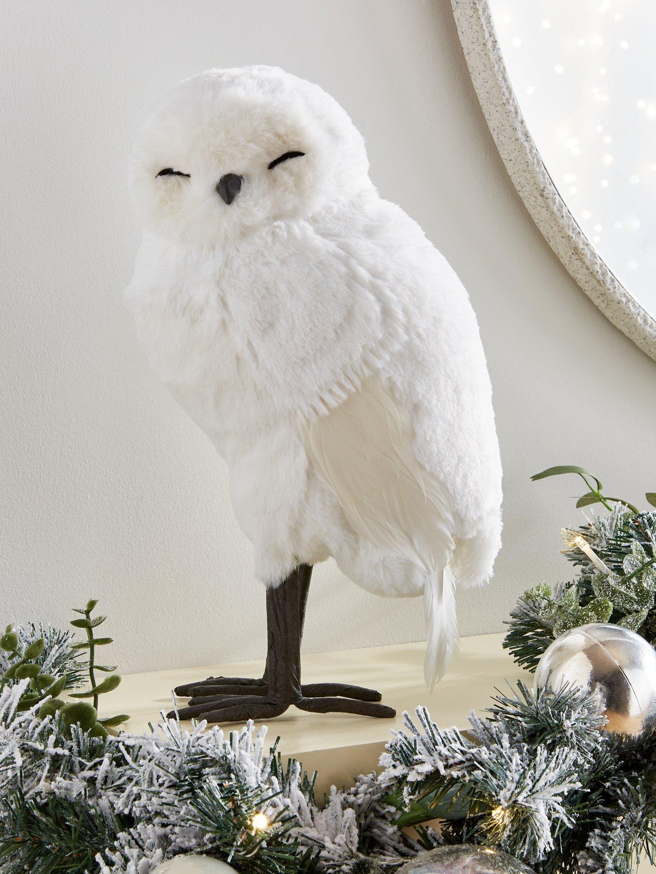 Very Home Snowy Owl Christmas Decoration | littlewoods.com