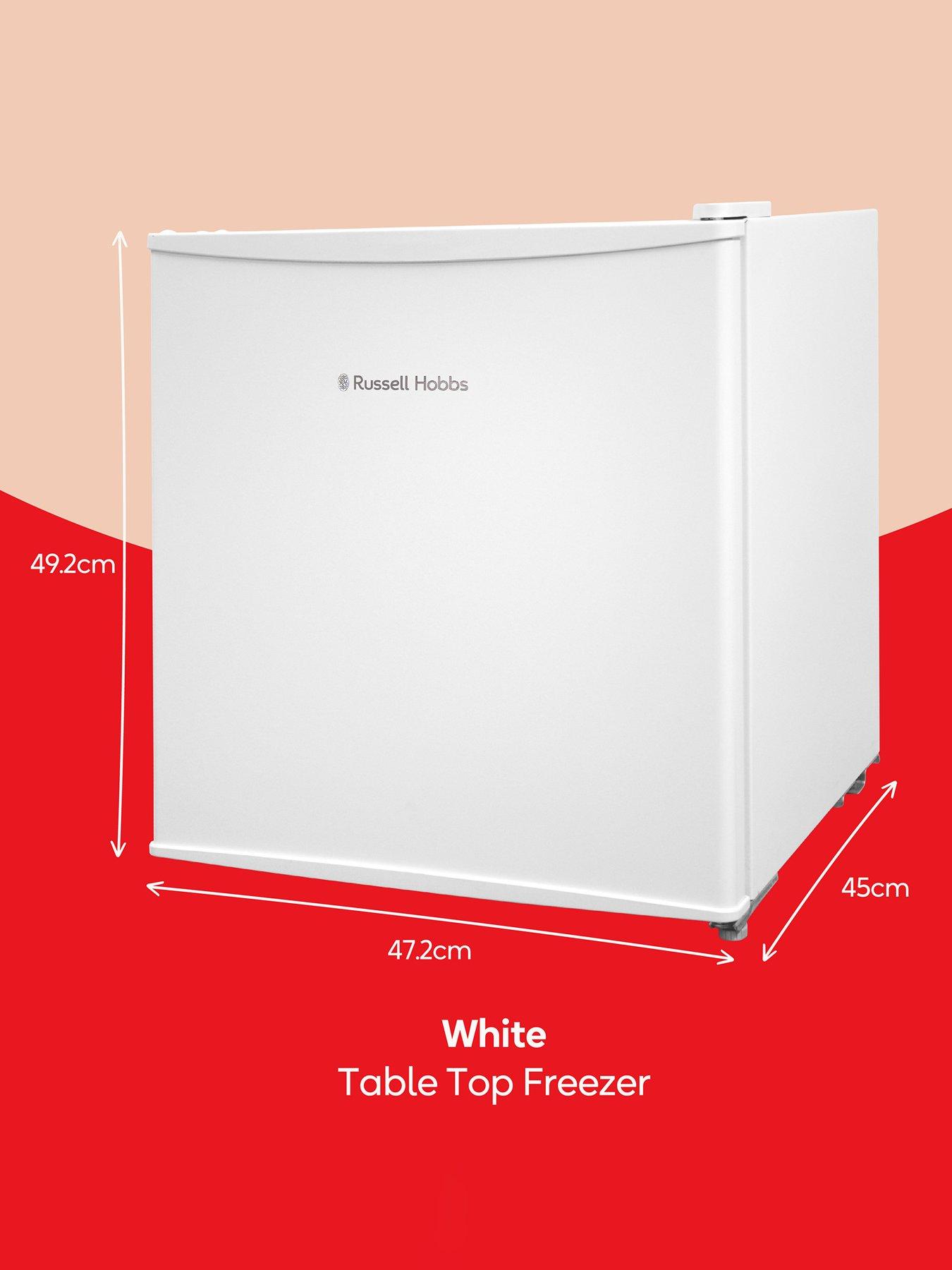 Russell Hobbs RHTTFZ0E1W 31L Table Top Freezer - White | Littlewoods