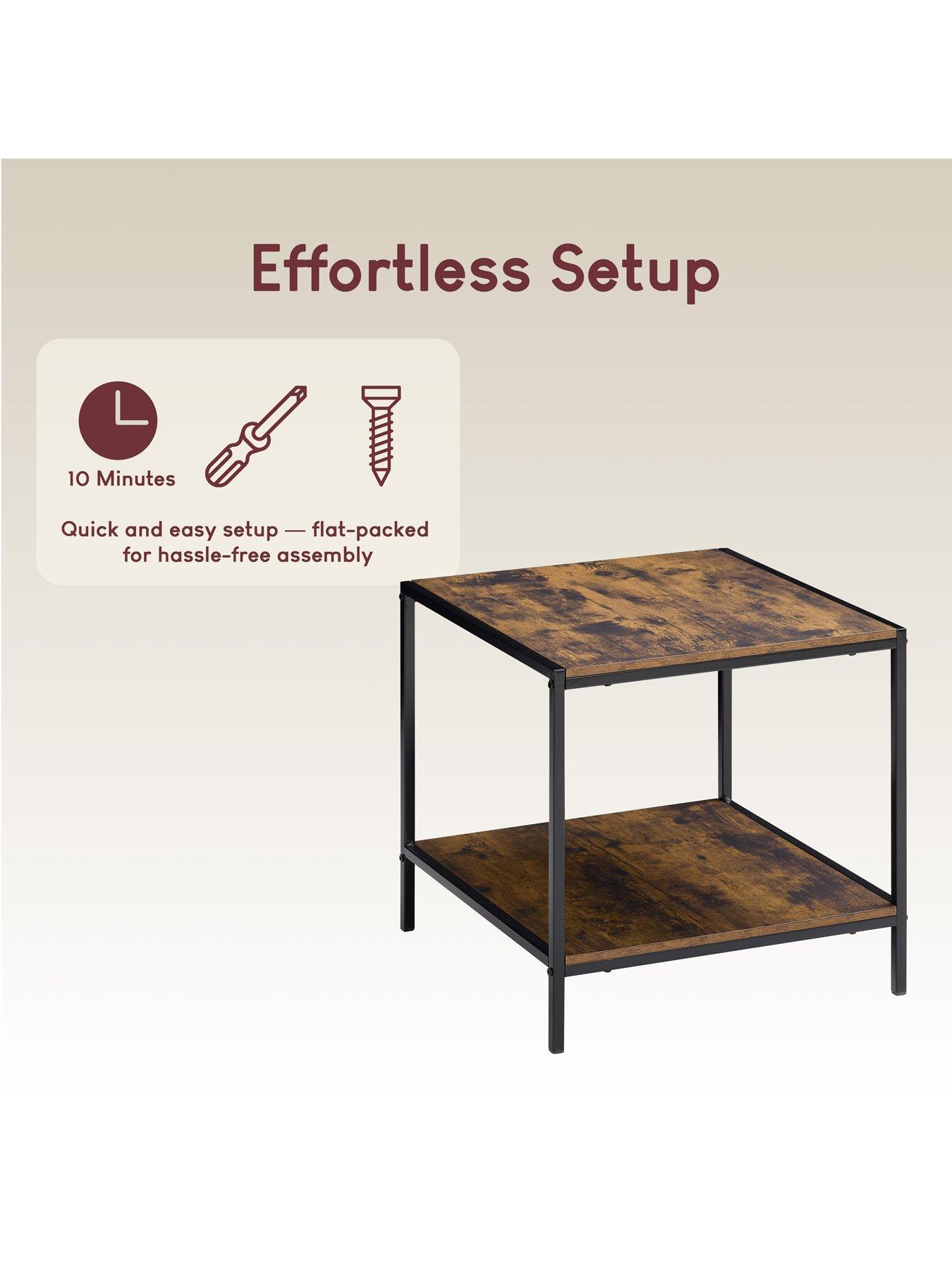 Vida Designs Brooklyn End Table | Littlewoods