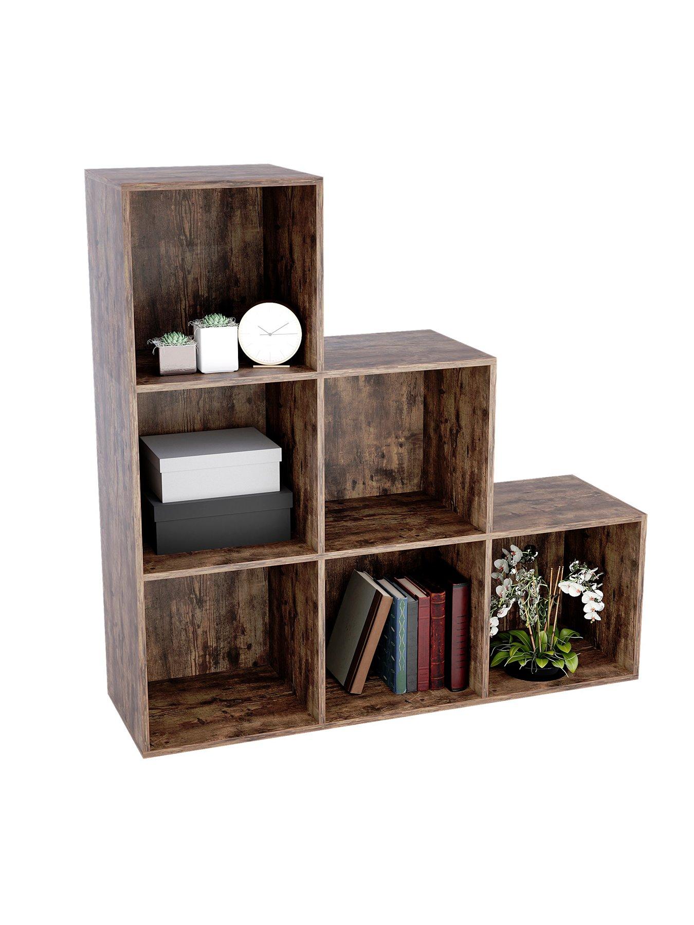 Vida Designs Durham 6 Cube Staircase Storage Unit | littlewoods.com