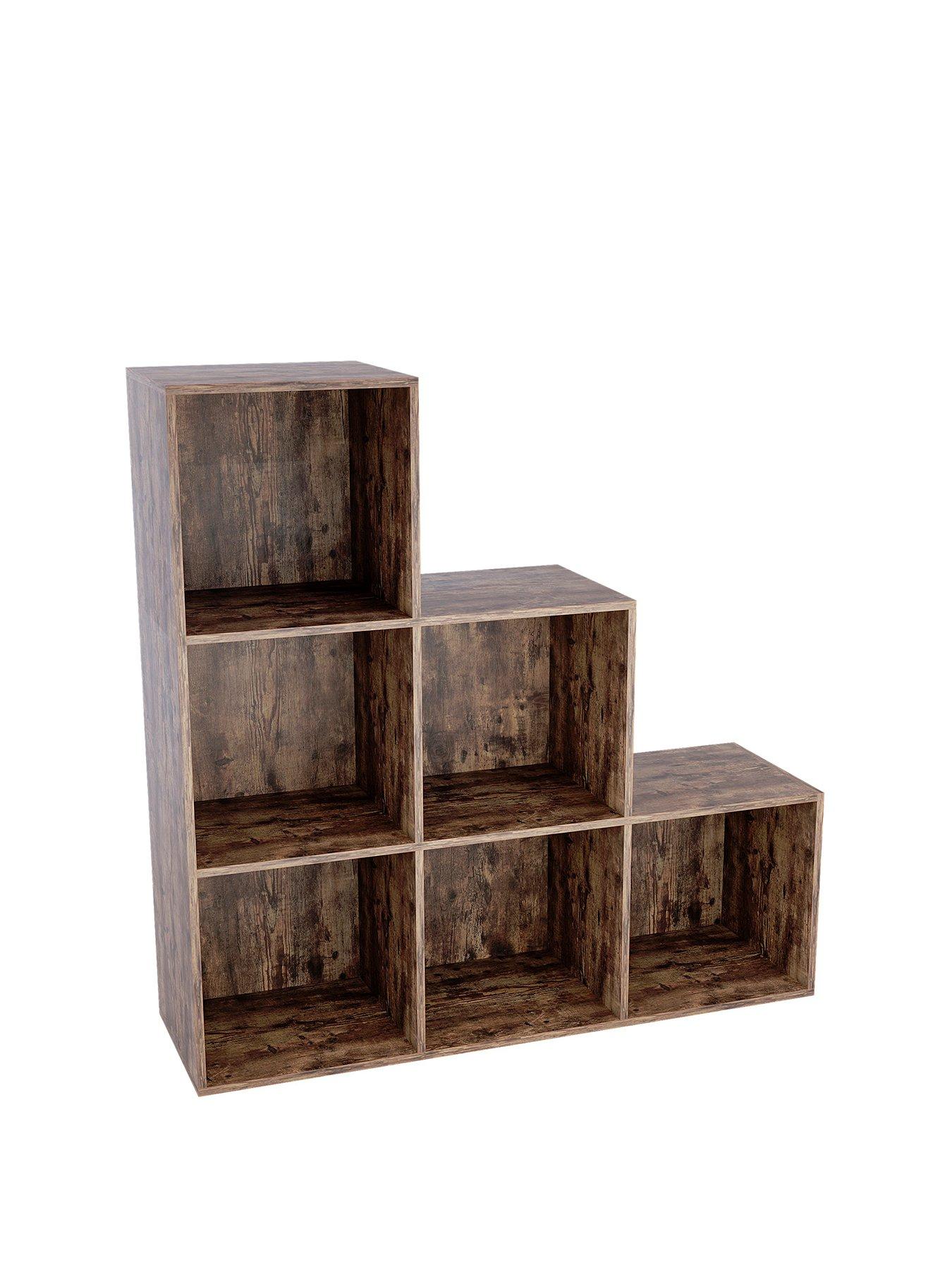 Vida Designs Durham 6 Cube Staircase Storage Unit | littlewoods.com