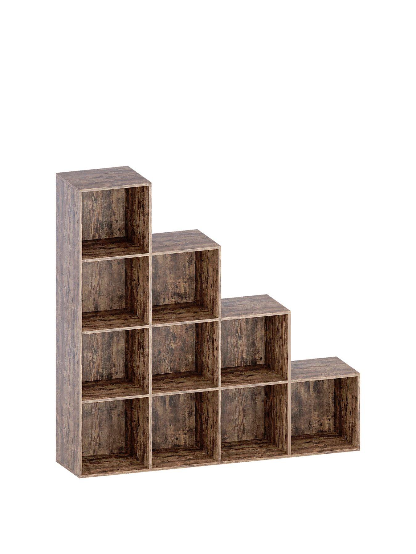 Vida Designs Durham 10 Cube Staircase Storage Unit | Littlewoods
