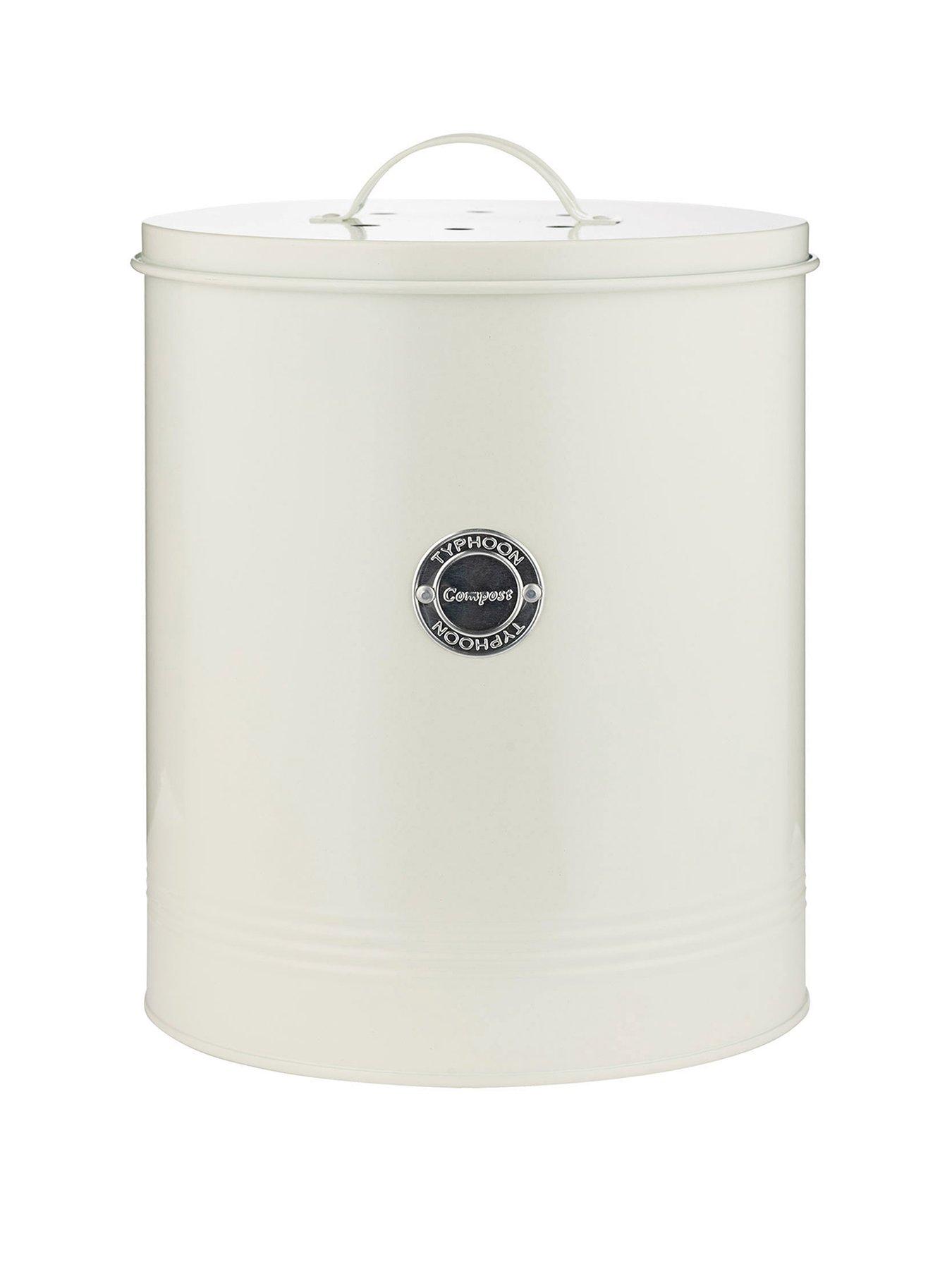 Typhoon Living Compost Caddy in Cream | Littlewoods