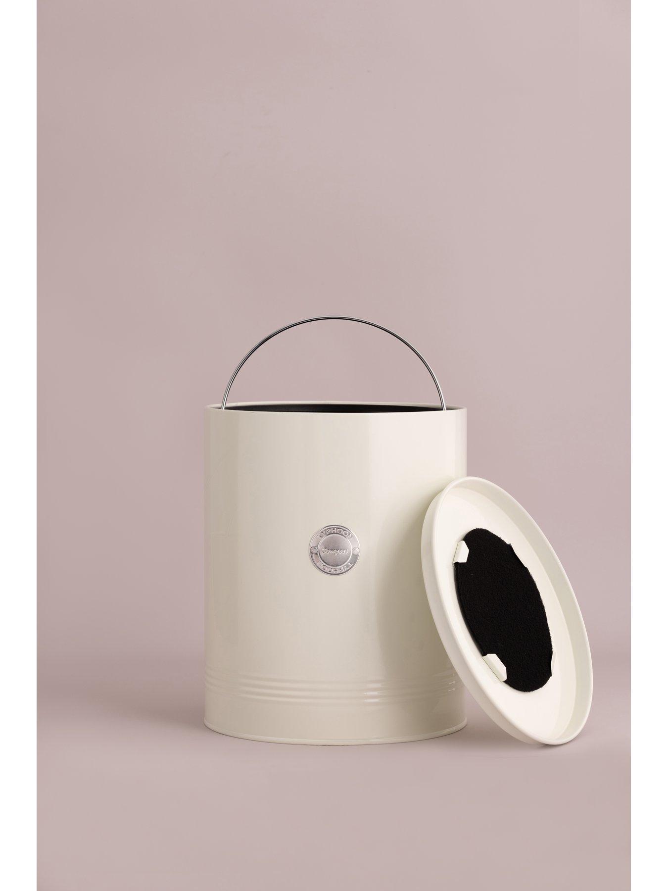 Typhoon Living Compost Caddy in Cream | Littlewoods