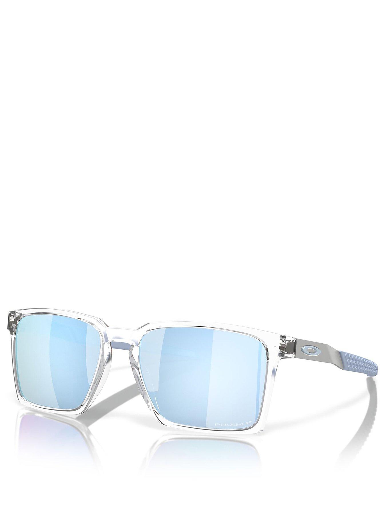 Oakley Exchange Sun Square Sunglasses - Blue Ice | Littlewoods