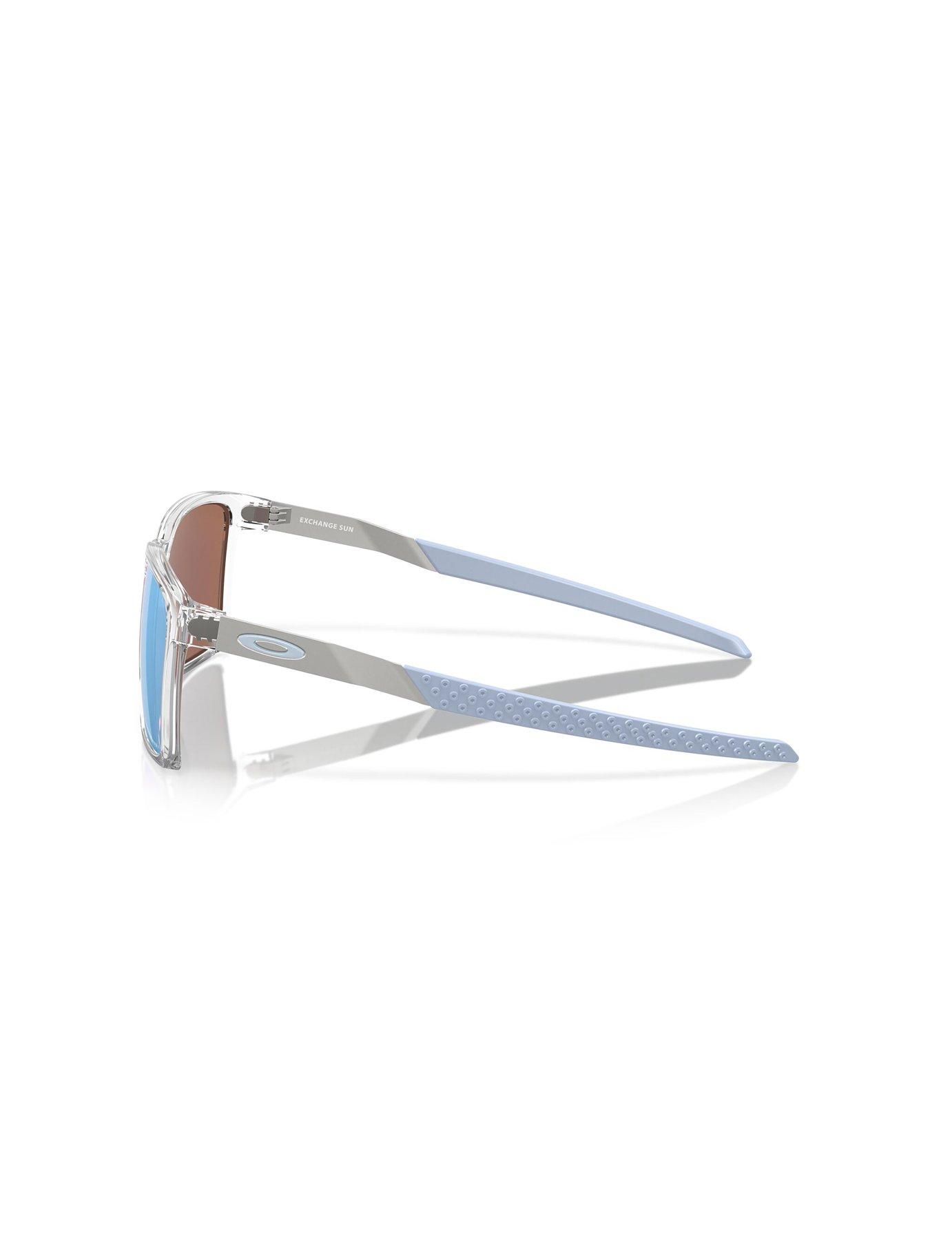 Oakley Exchange Sun Square Sunglasses - Blue Ice | Littlewoods
