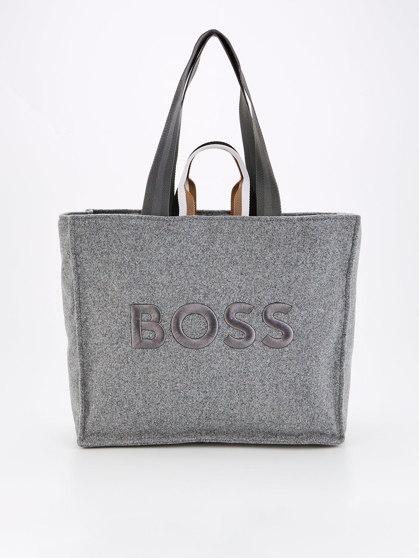 BOSS Deva Faux Wool Tote - Grey | littlewoods.com