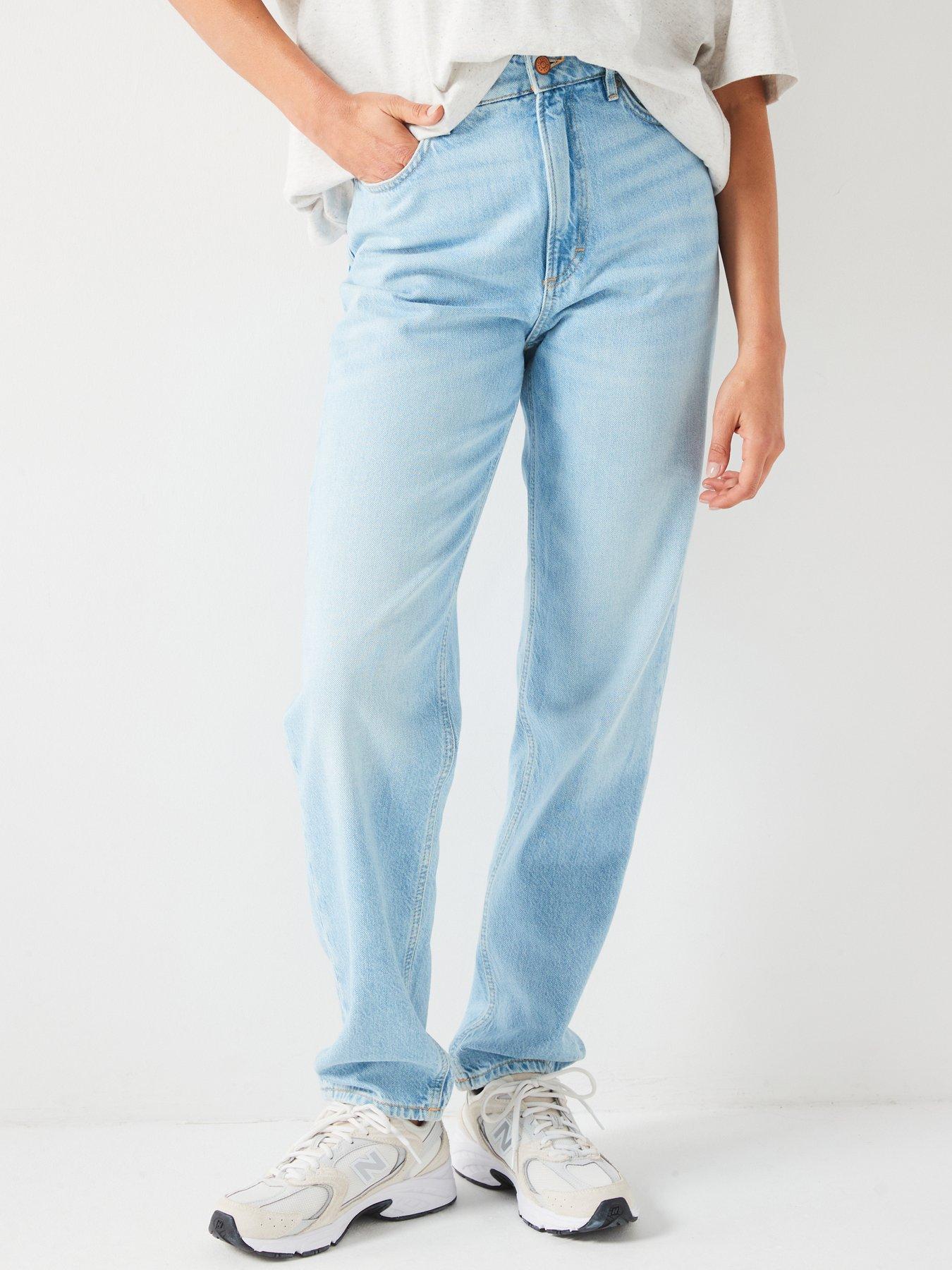 BOSS Ruth High Rise Mom Jean - Blue | Littlewoods