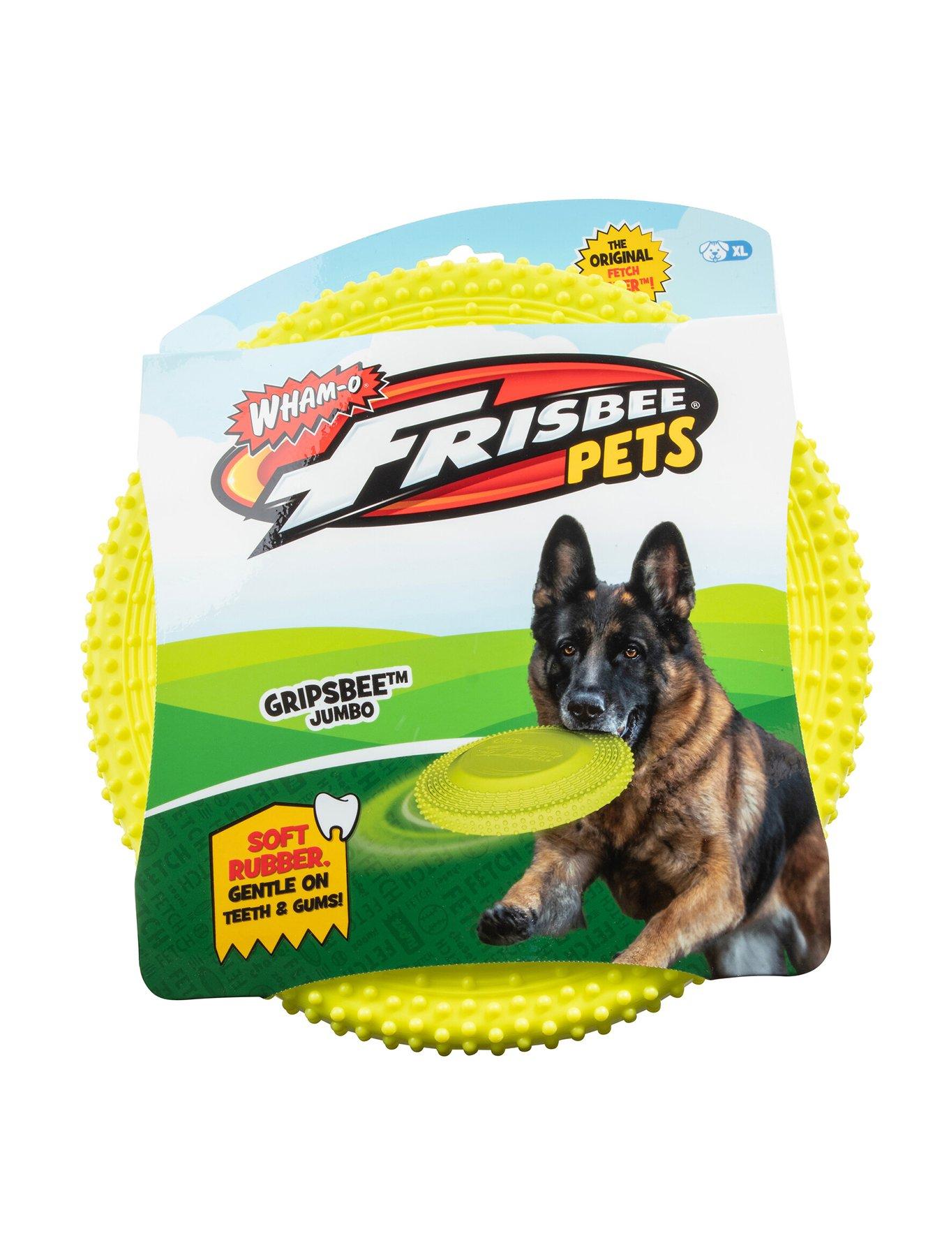 Wham-O Pets Frisbee Gripsbee - The Original Fetch Flyer - Jumbo Frisbee ...