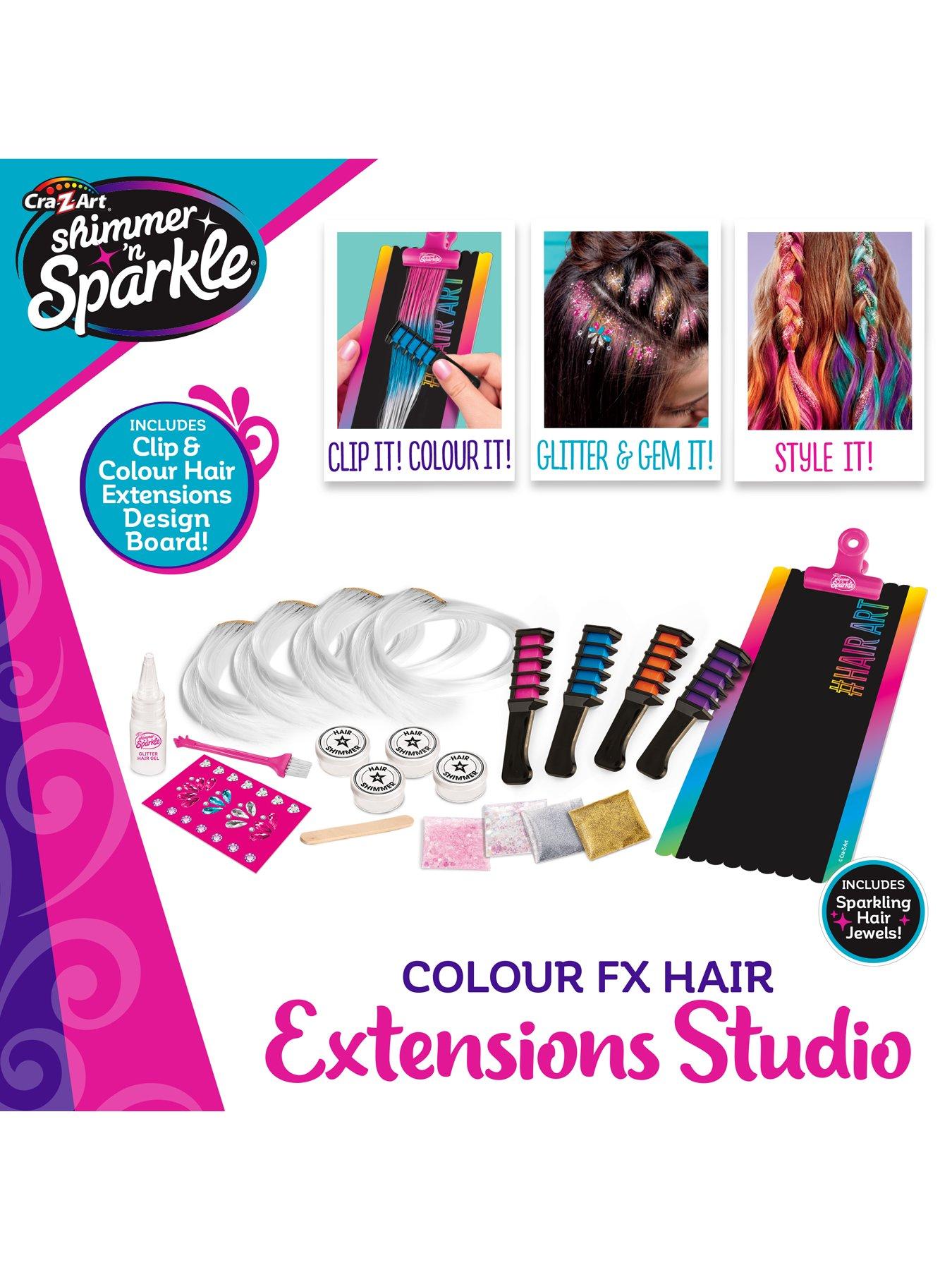 Shimmer & Sparkle Shimmer N Sparkle Colour FX Hair Extensions Studio ...