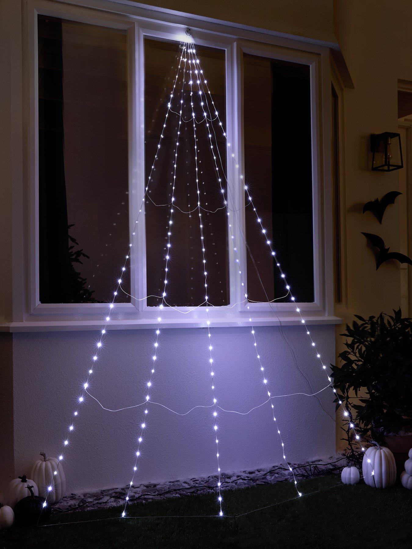 Festive Spider Web Indoor/Outdoor Light | littlewoods.com