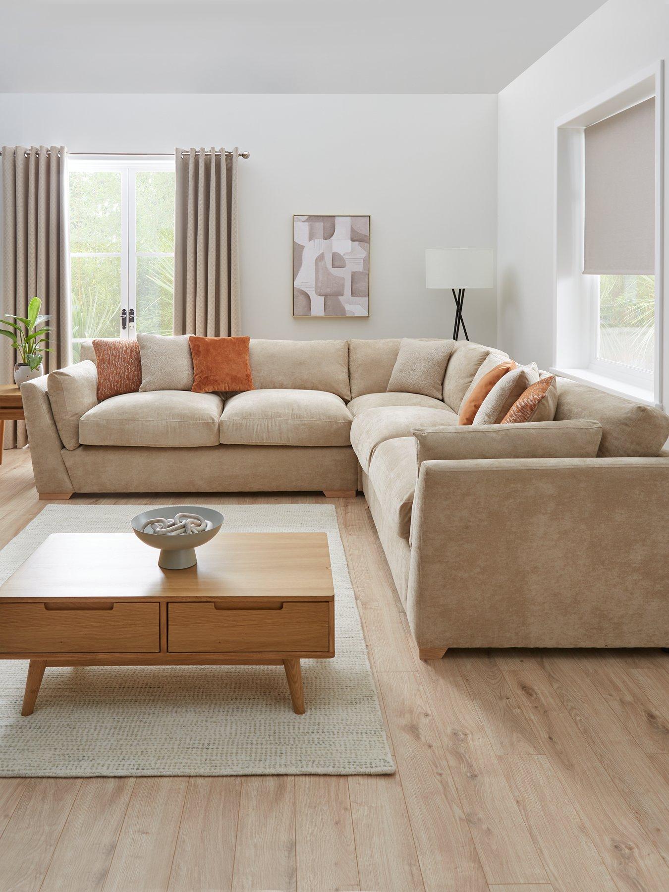 Very Home Lexington Fabric Corner Group - Made to Order in the UK ...
