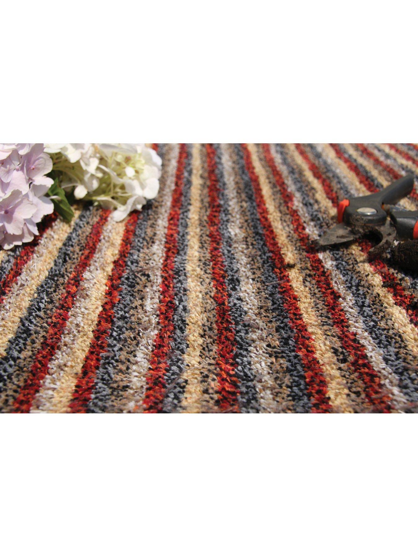 My Mat Cotton Stripe Mat | littlewoods.com