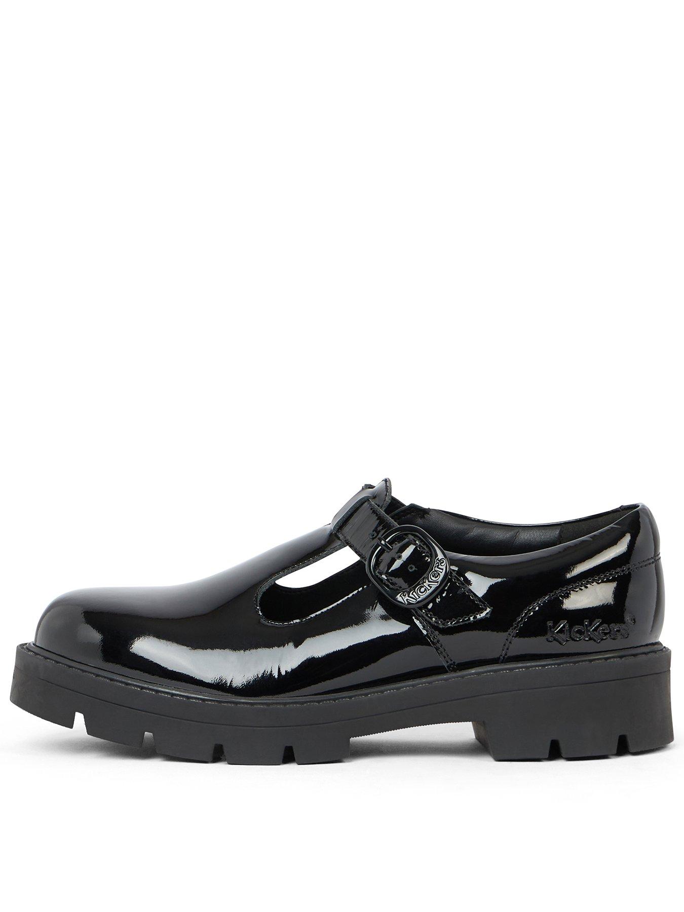 Kickers Kori T Bar Shoes - Black | Littlewoods