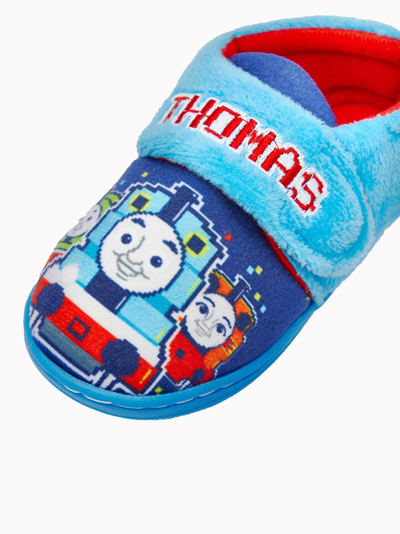 Thomas & Friends Thomas The Tank Engine Velcro Slippers | littlewoods.com