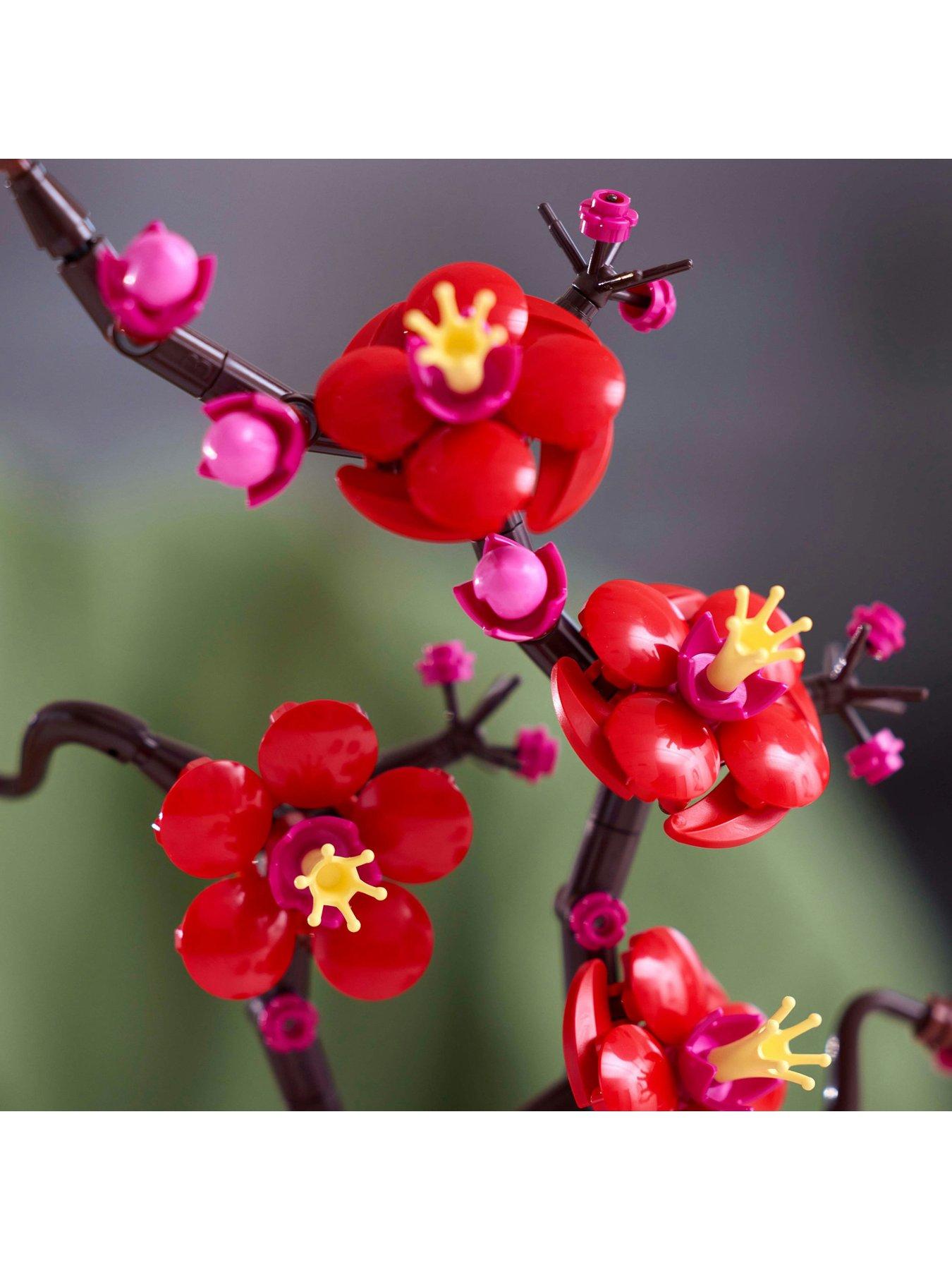 LEGO Botanical Plum Blossom Flower, Home Decor Set 10369 | Littlewoods