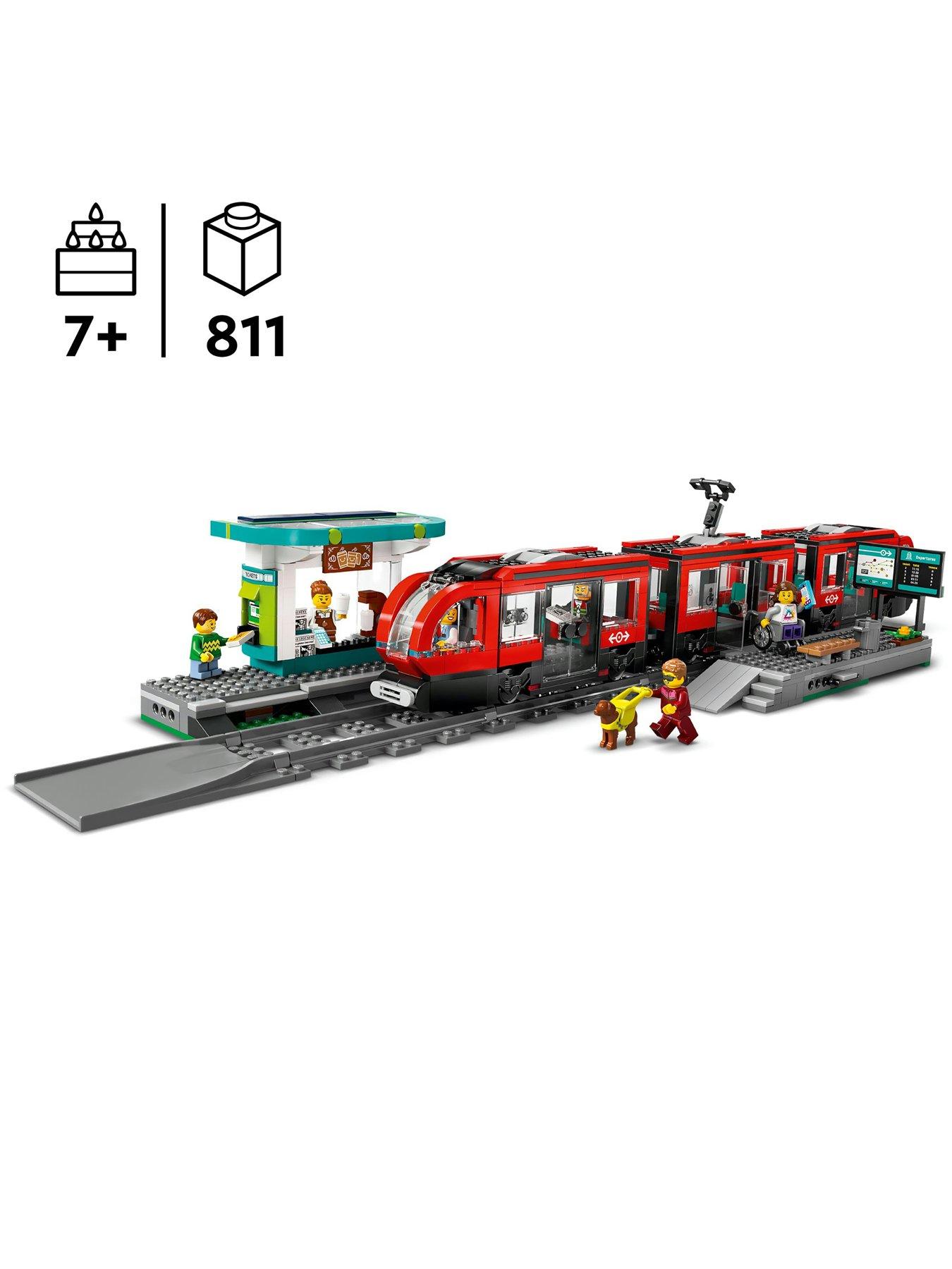 LEGO City Downtown Tram and Station Toy Set 60423 | Littlewoods