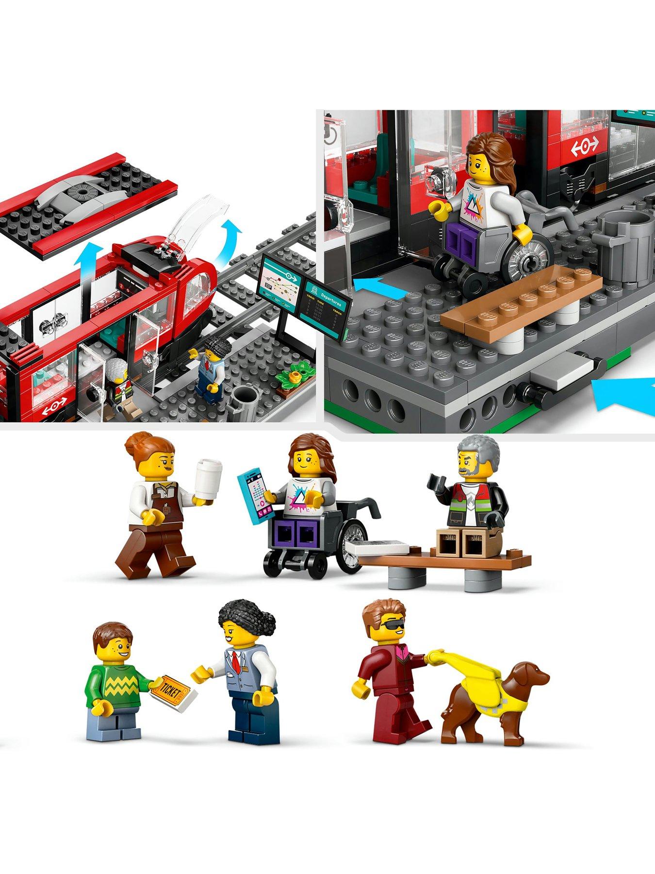 LEGO City Downtown Tram and Station Toy Set 60423 | Littlewoods