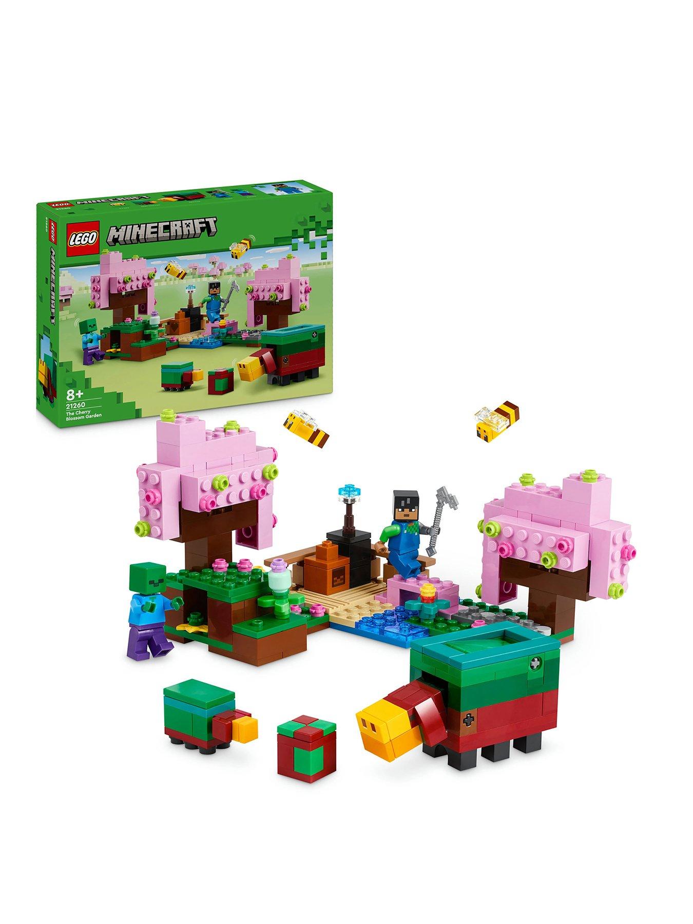LEGO Minecraft The Cherry Blossom Garden Toy 21260 | littlewoods.com