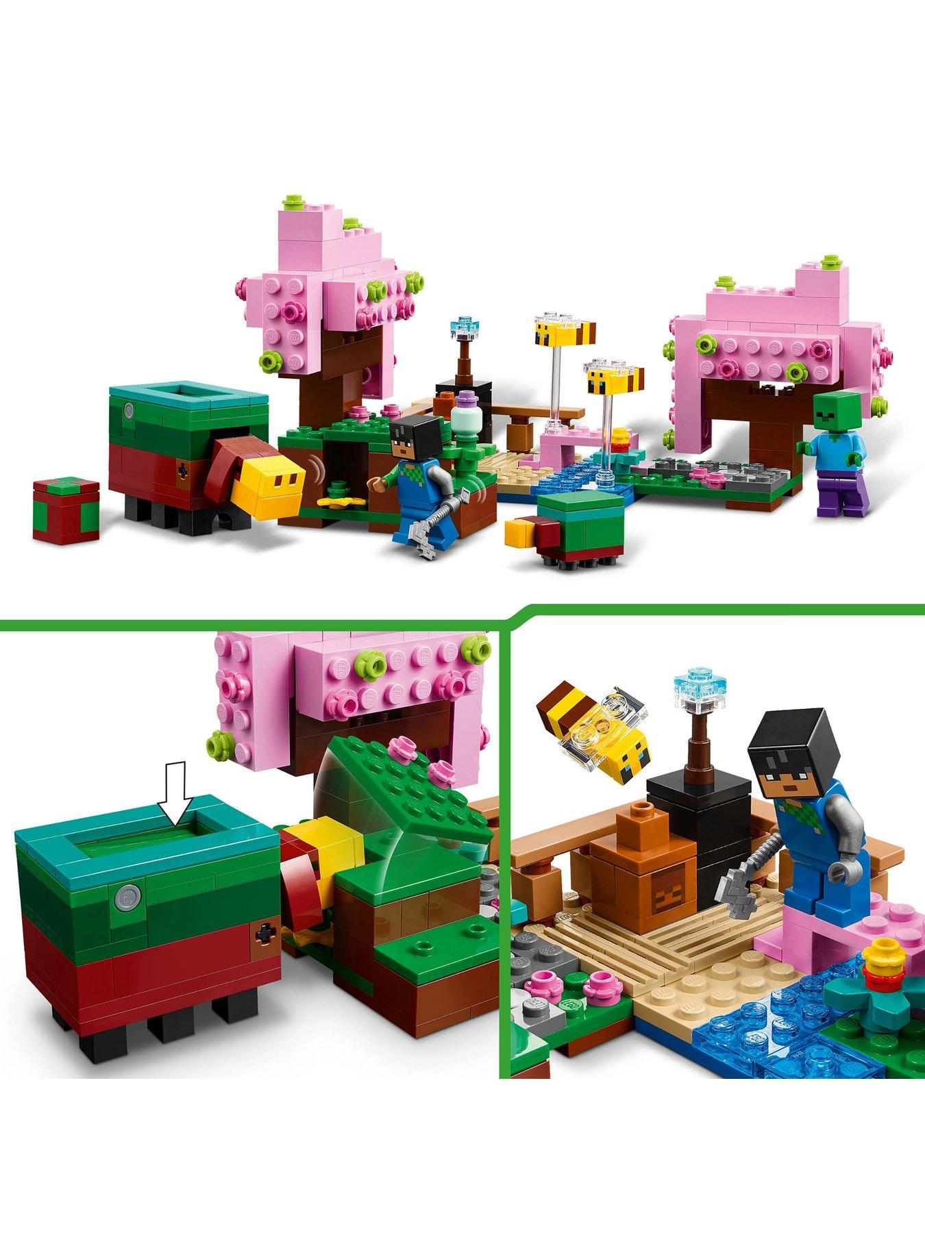 LEGO Minecraft The Cherry Blossom Garden Toy 21260 | Littlewoods