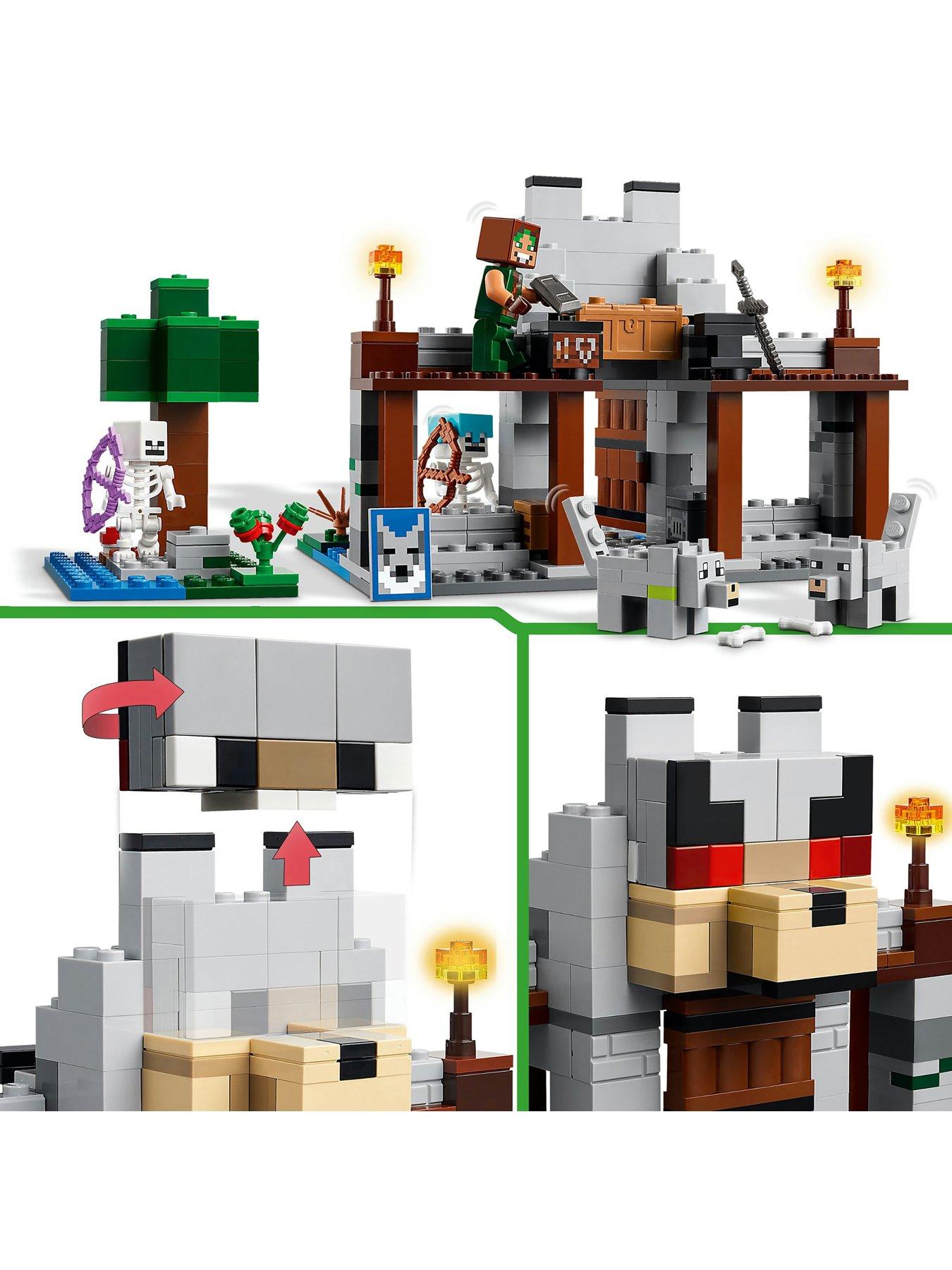 LEGO Minecraft The Wolf Stronghold Toy Set 21261 | Littlewoods