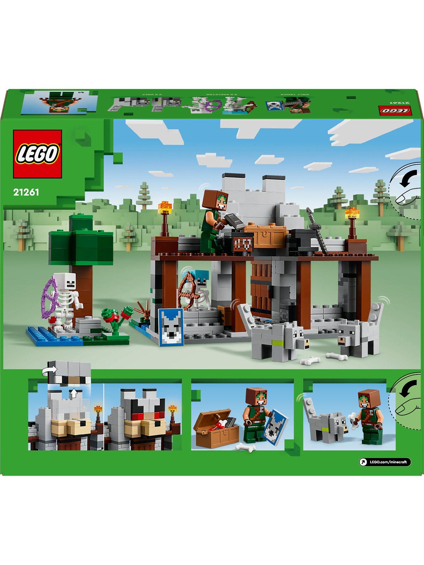 LEGO Minecraft The Wolf Stronghold Toy Set 21261 | Littlewoods