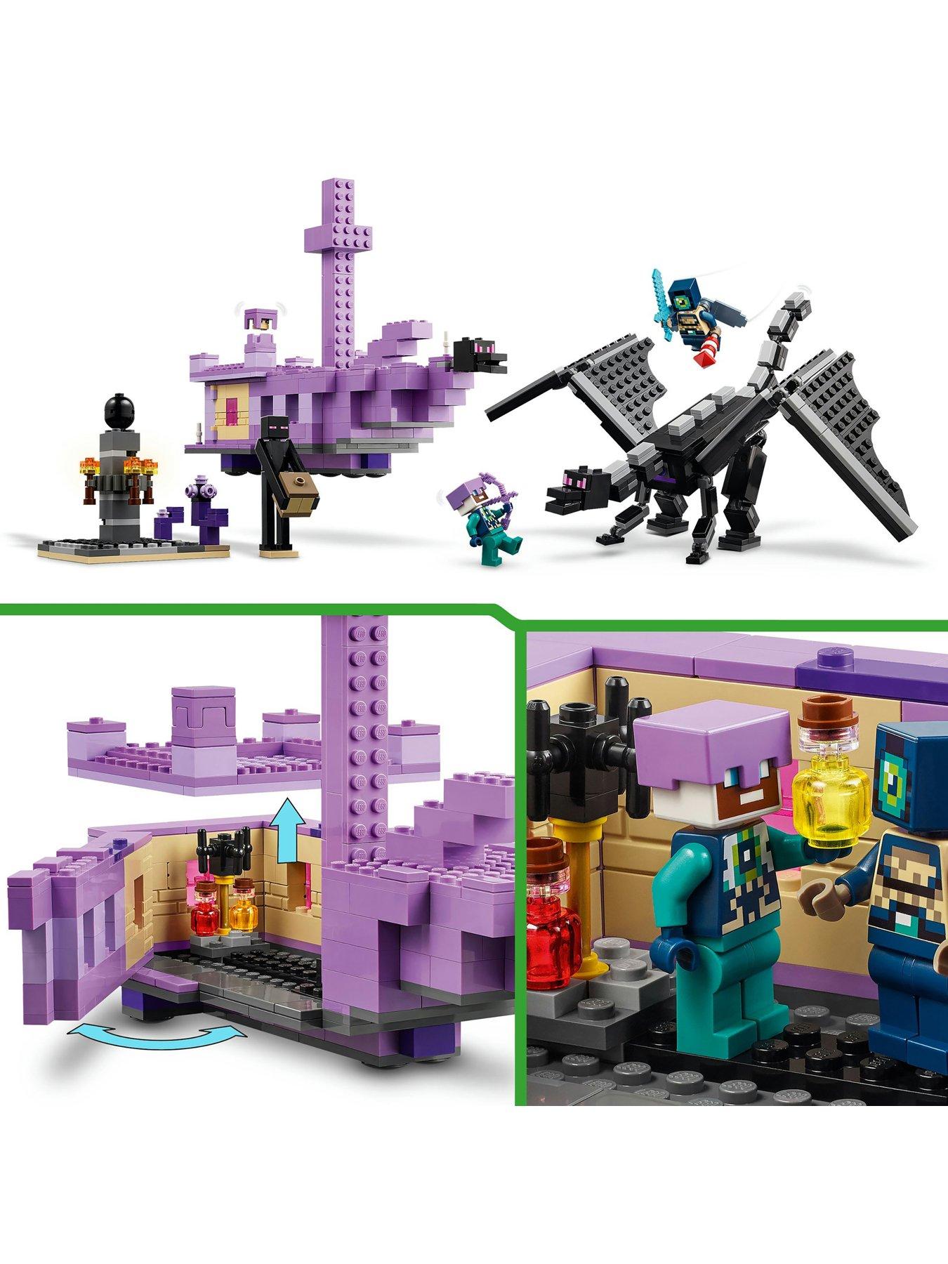 LEGO Minecraft The Ender Dragon and End Ship 21264 | Littlewoods