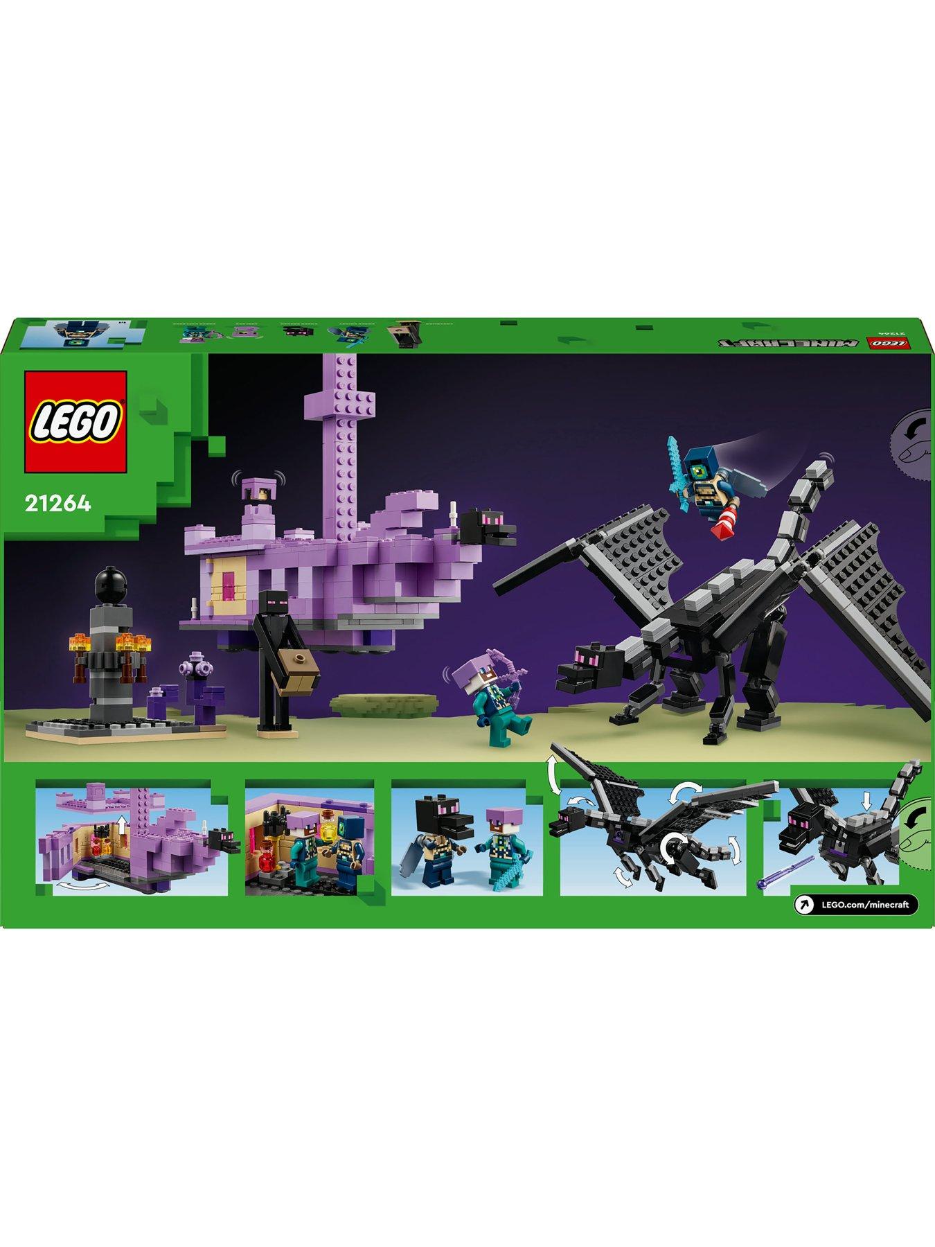 LEGO Minecraft The Ender Dragon and End Ship 21264 | Littlewoods