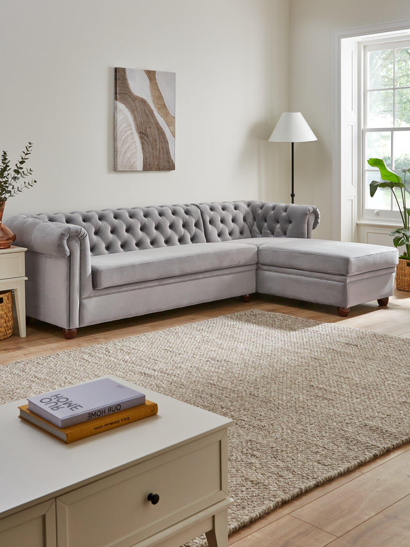 The Very Collection Chester Right Hand Fabric Corner Chaise Sofa - FSC ...