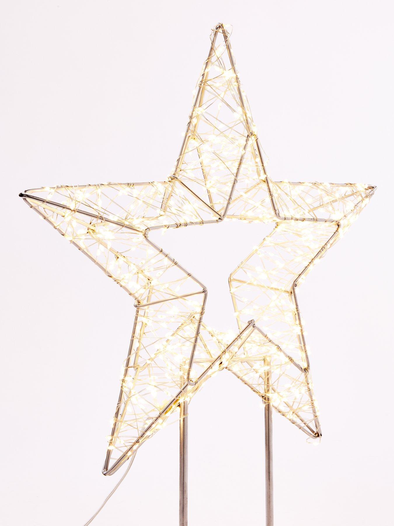 Festive 45 cm Star Room Light On Stand Christmas Decoration | Littlewoods