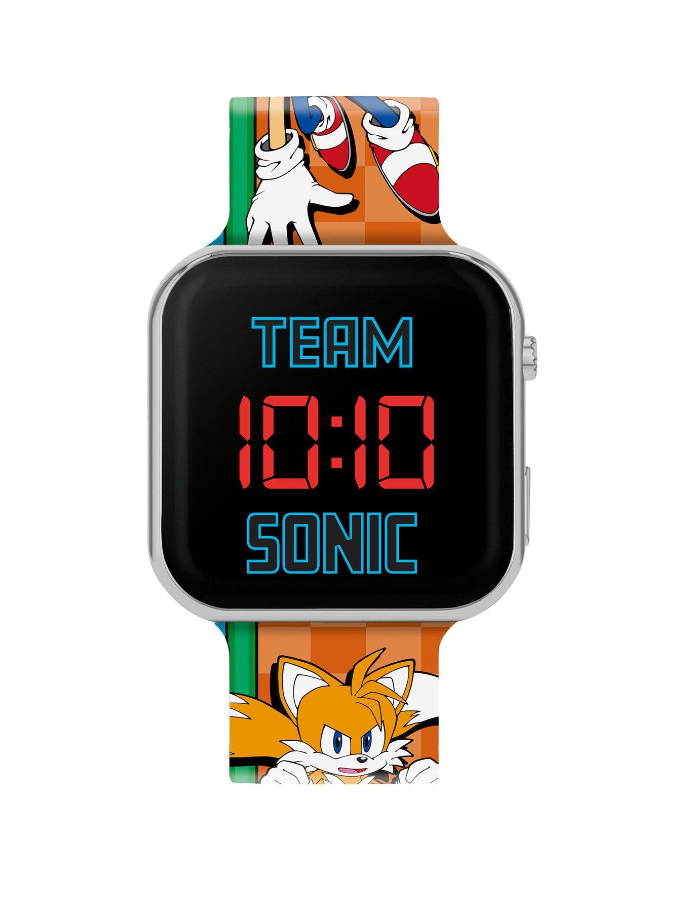 Sonic The Hedgehog LED Strap Watch | Littlewoods