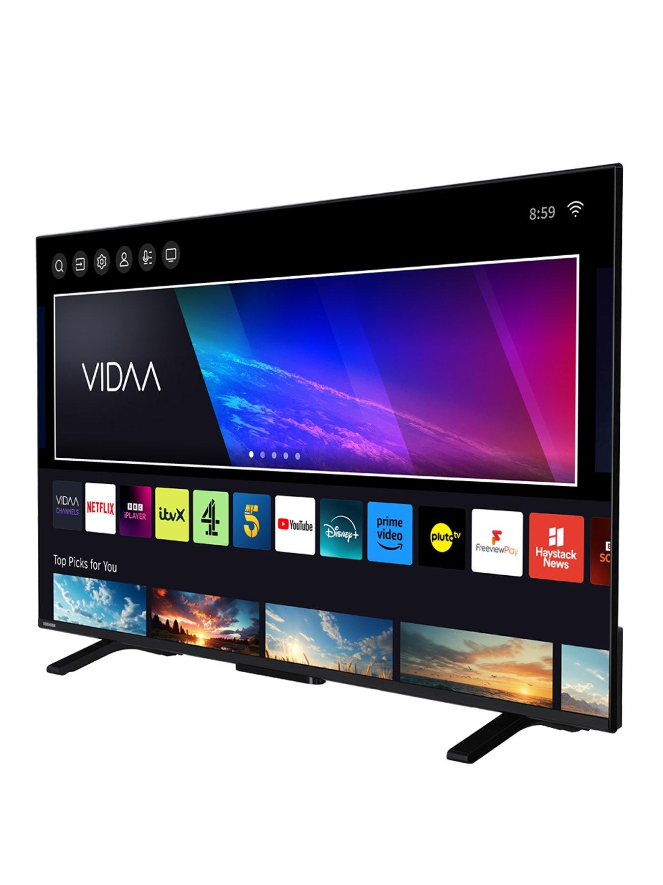 Toshiba 50UV2363DB, 50-inch, 4K Ultra HD, Vidaa Smart TV | littlewoods.com