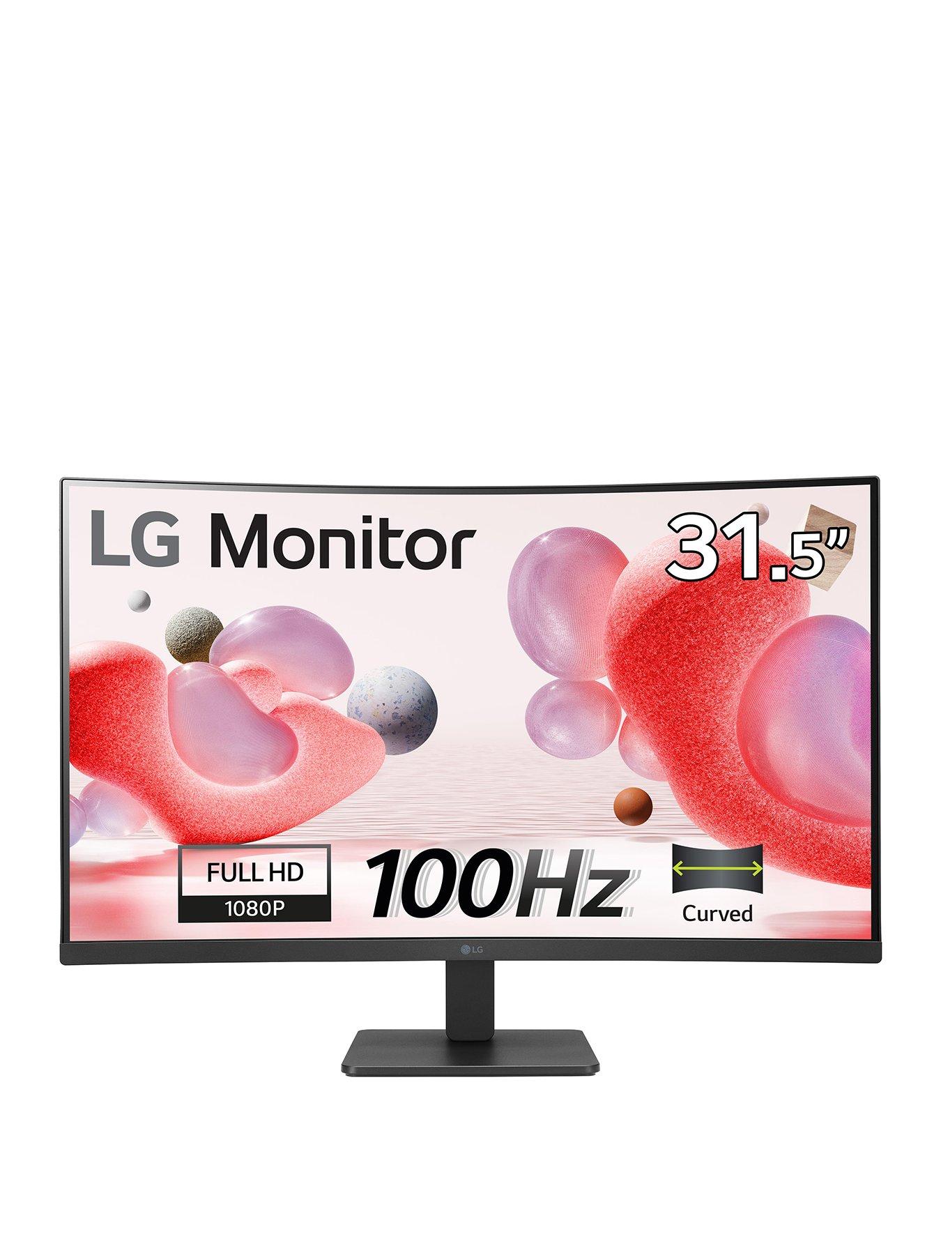 LG 32MR50C-B.AEKQ 32-inch VA Full HD 100Hz Tilt Adjustable Stand Curved ...