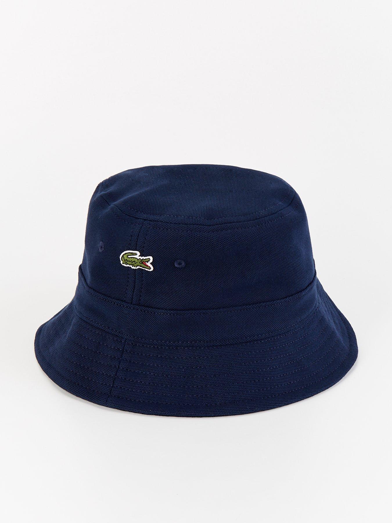 Lacoste Cotton Bucket Hat - Navy | littlewoods.com