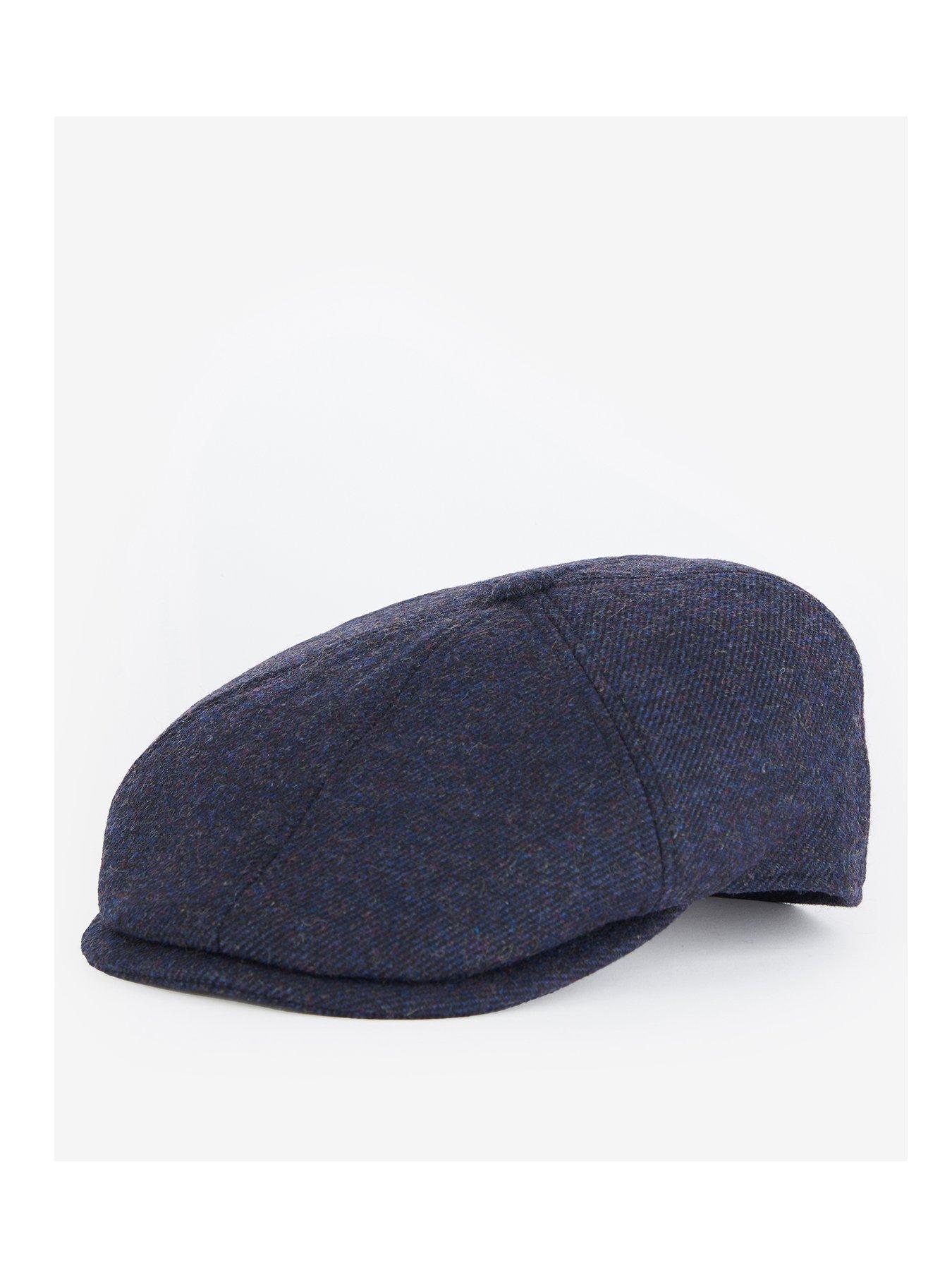 Barbour Claymore Wool Blend Bakerboy Cap - Navy | Littlewoods