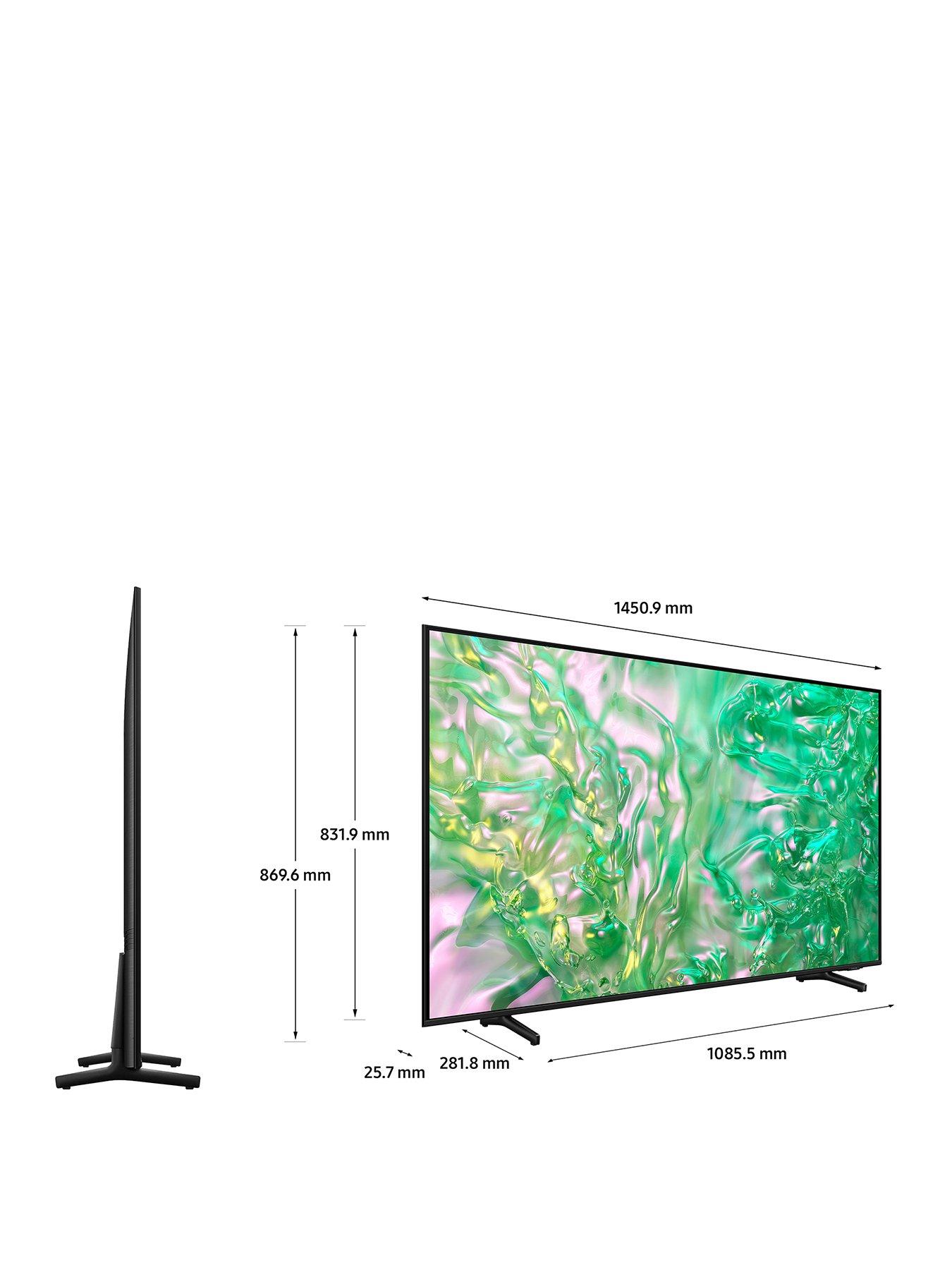 Samsung DU8000, 65-inch, Crystal UHD, Airslim, 4K Smart TV ...